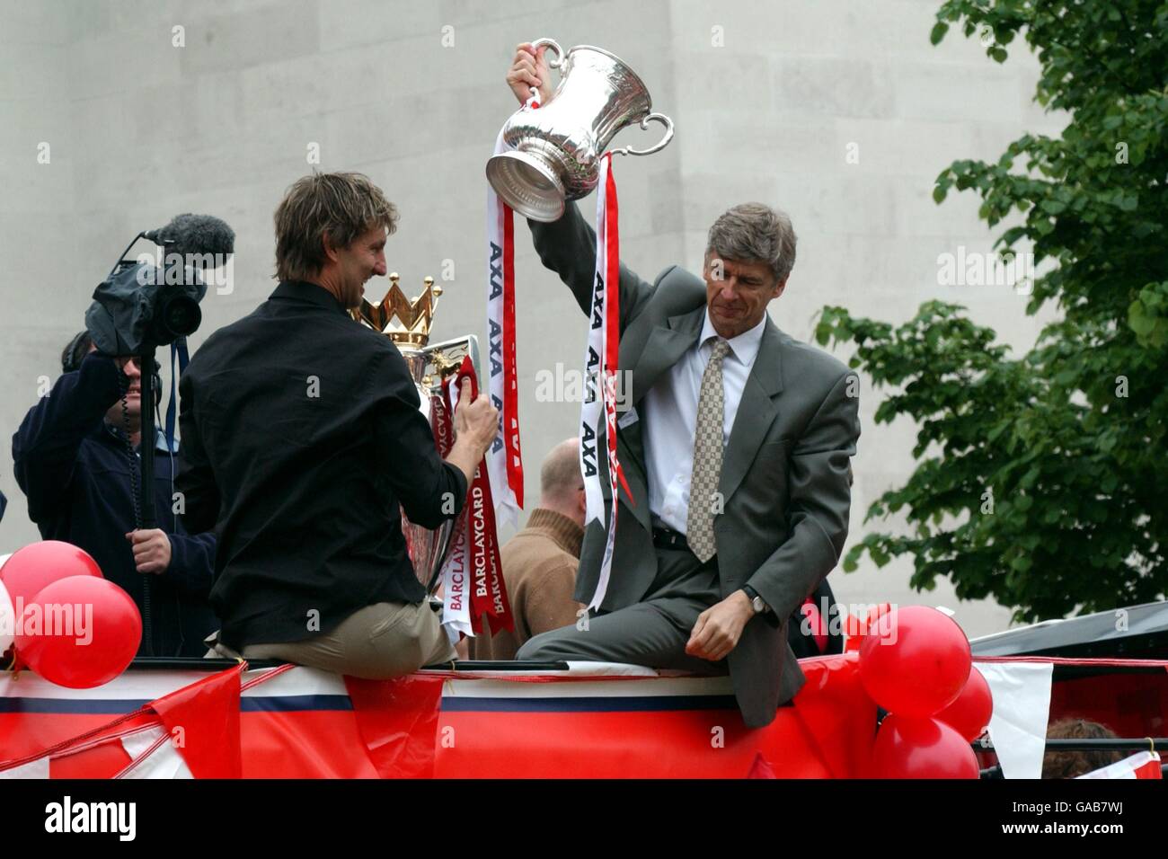 Soccer - FA Barclaycard Premiership - Arsenal Title Parade. Arsenal ...