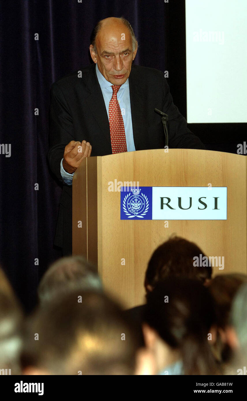 General Sir Michael Jackson the former head of the British Army during ...