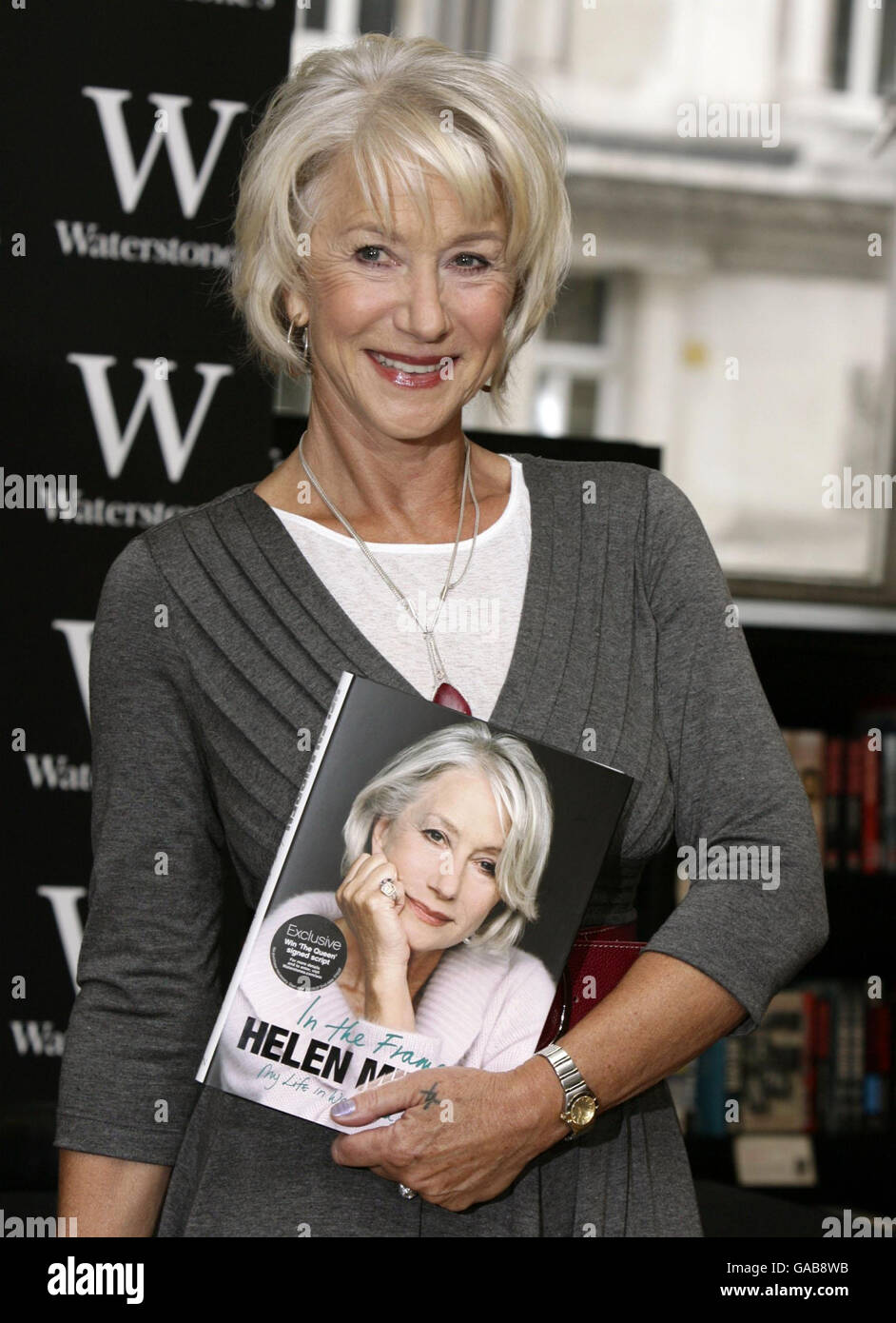 Dame Helen Mirren book signing - London. Dame Helen Mirren during a ...