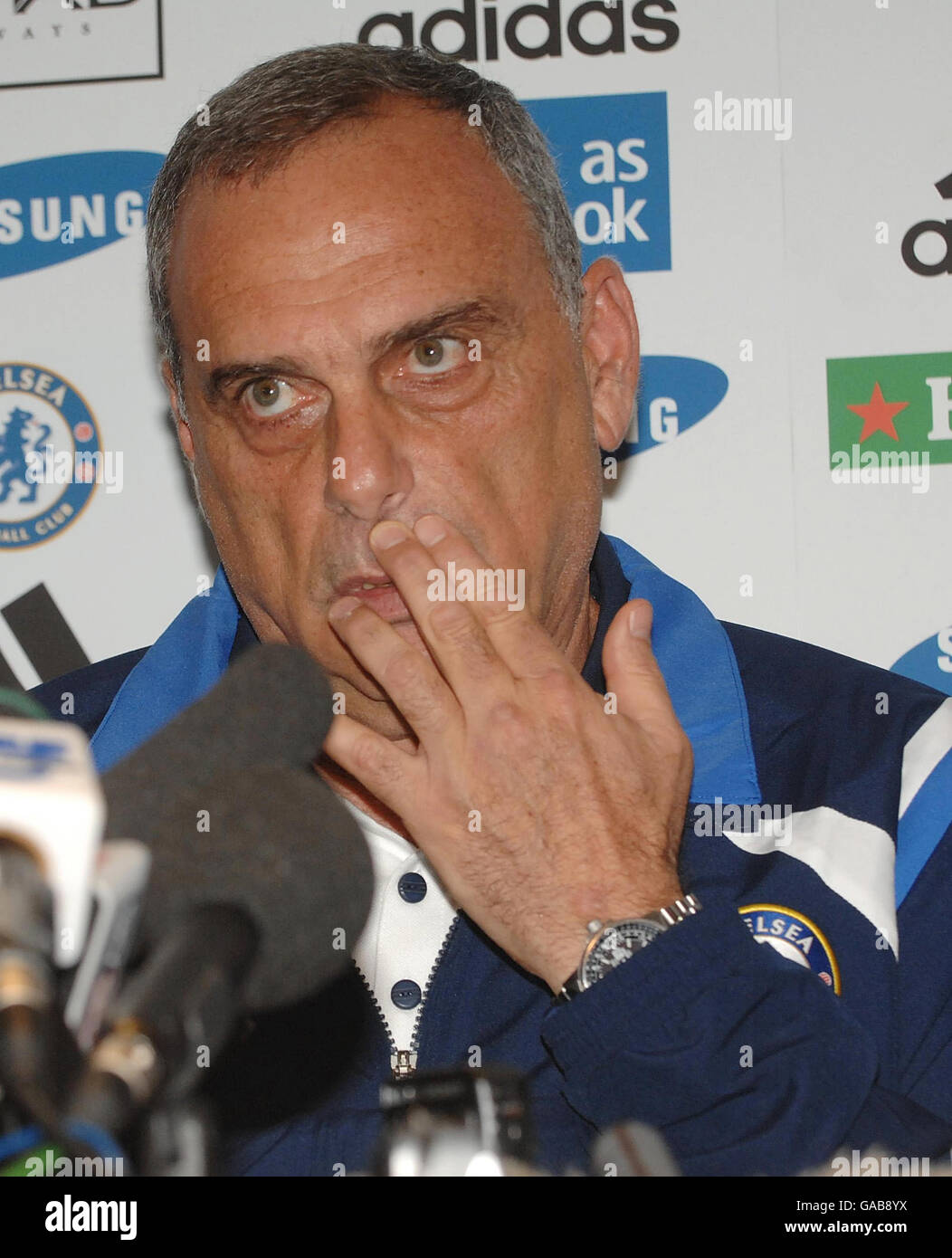 Soccer - Chelsea Press Conference - Stamford Bridge Stock Photo - Alamy