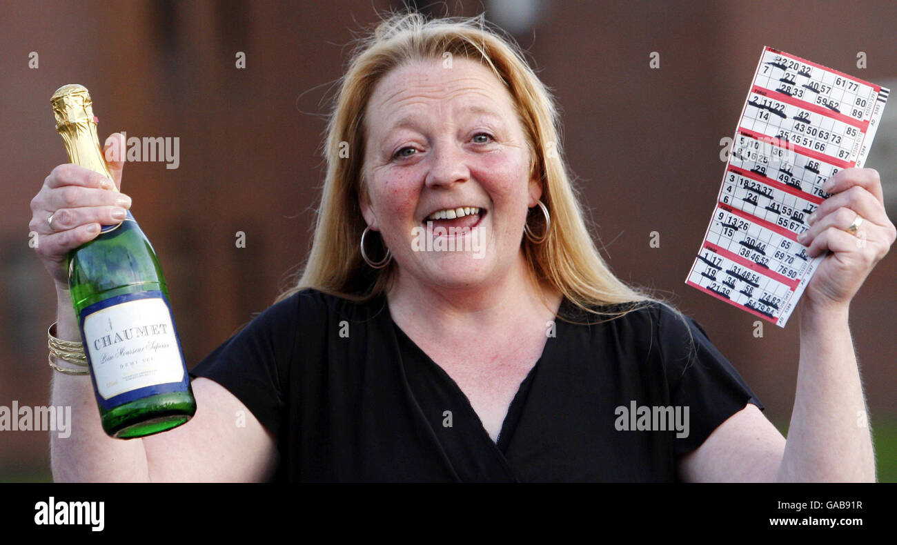 Millionaire bingo winner Stock Photo - Alamy
