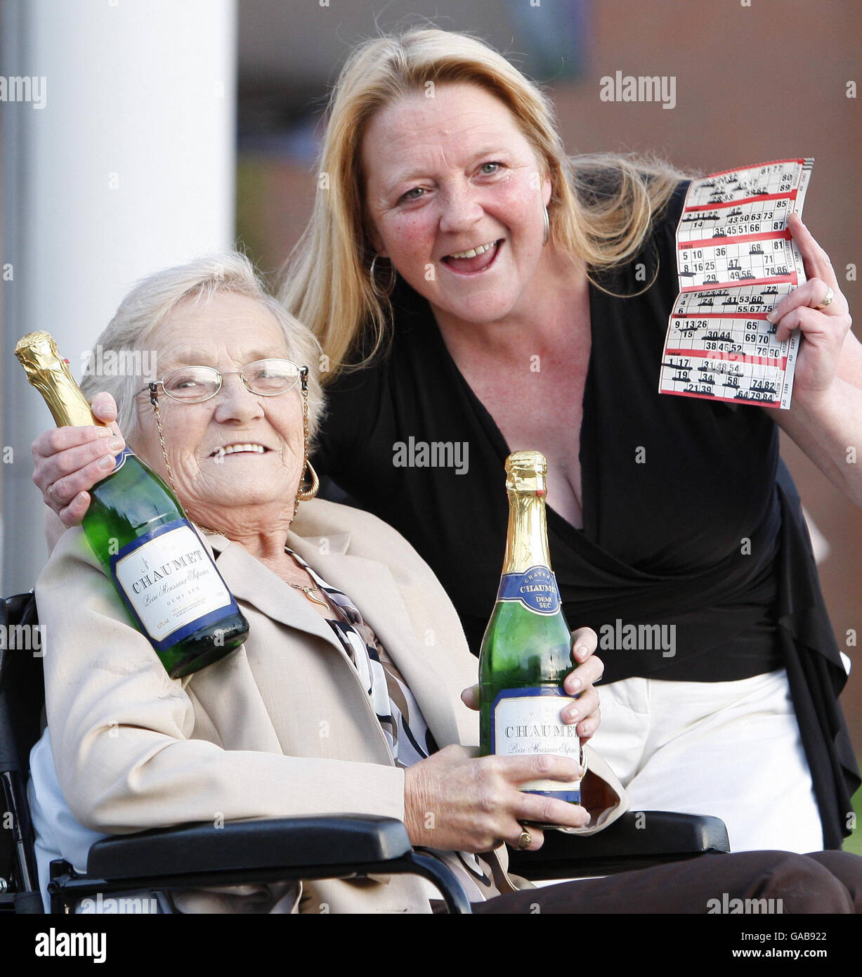 Millionaire bingo winner Stock Photo - Alamy
