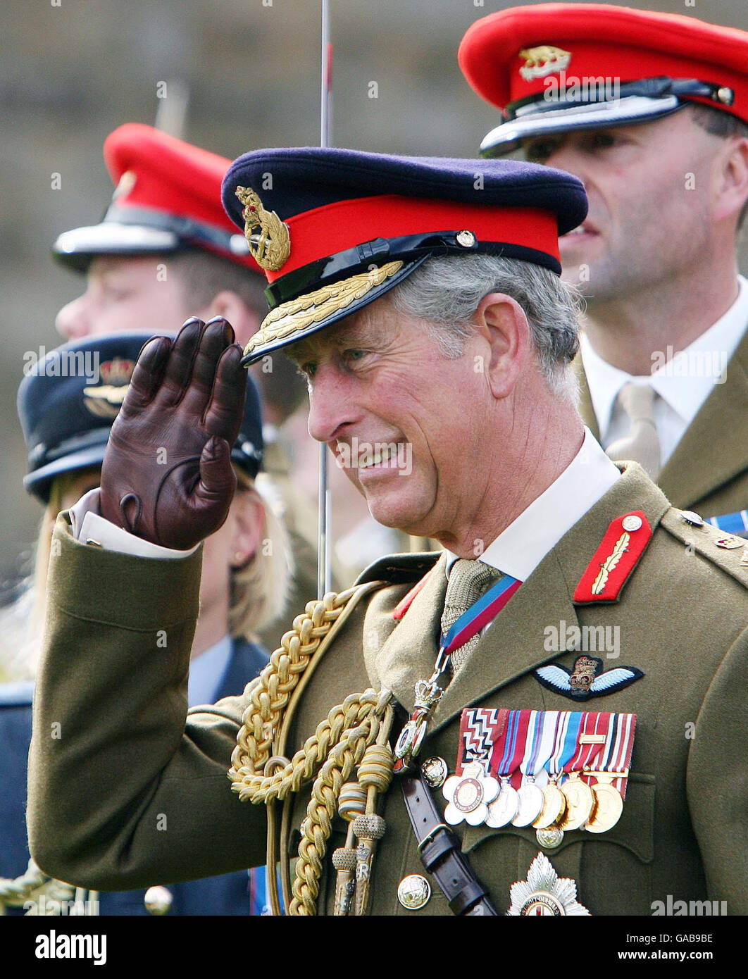 The Prince of Wales presents The Queen's Own Yeomanry Regiment with its ...