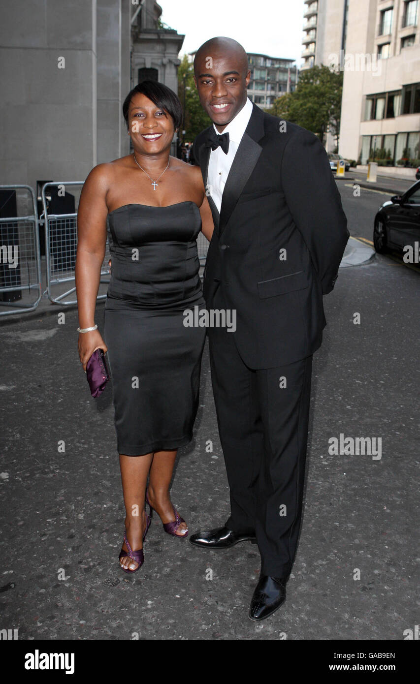 Tim Campbell and guest arriving for the African Caribbean Leukaemia ...