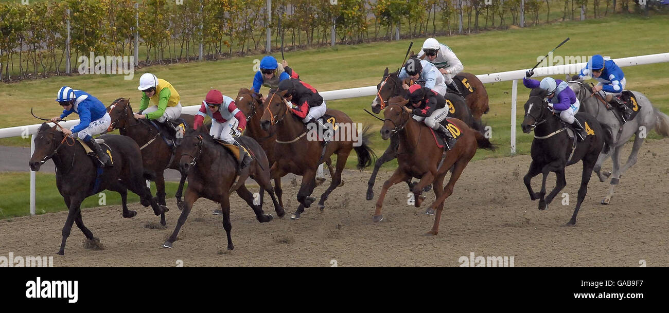 Horse Racing - Kempton Racecourse Stock Photo - Alamy