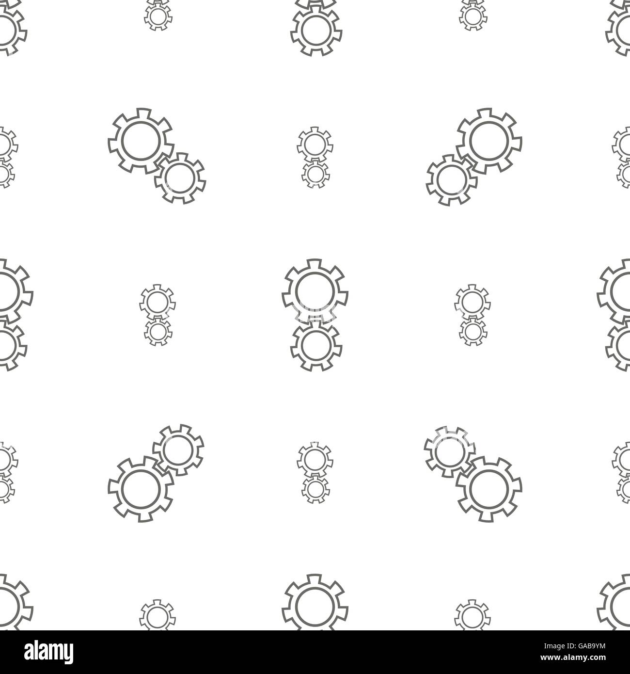 Seamless Gears Pattern Stock Vector Image & Art - Alamy