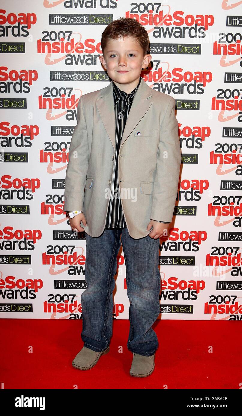 Inside Soap Awards 2007 - London. Ellis Hollins at the Inside Soap ...