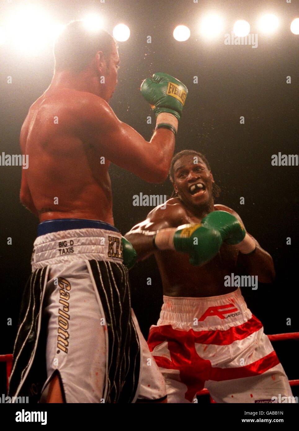 Boxing - Heavyweight Bout - Audley Harrison v Mark Krence Stock Photo ...