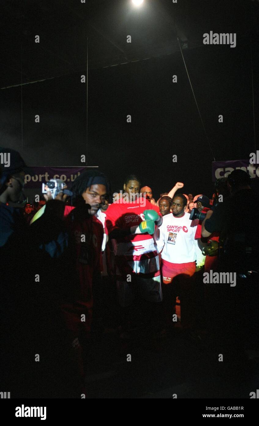 Boxing - Heavyweight Bout - Audley Harrison v Mark Krence Stock Photo ...