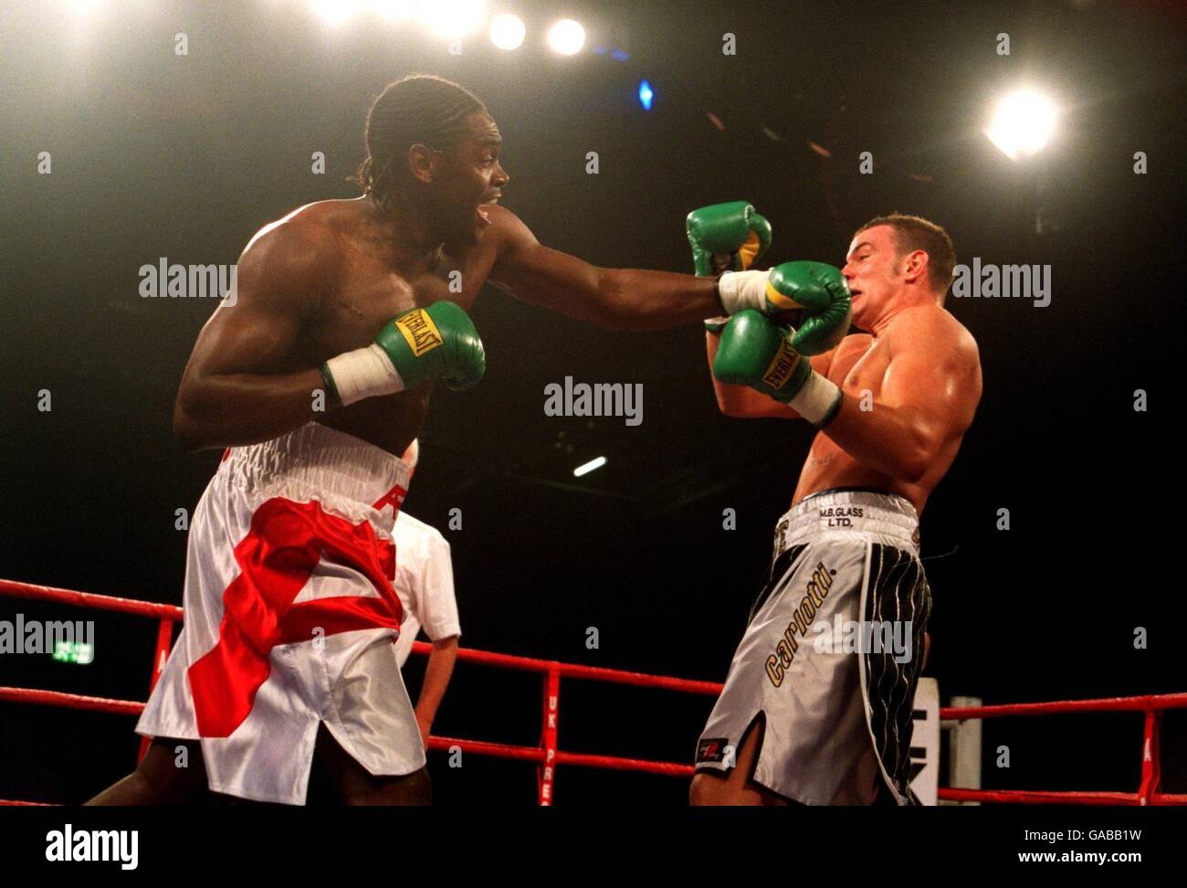 Boxing - Heavyweight Bout - Audley Harrison v Mark Krence Stock Photo ...