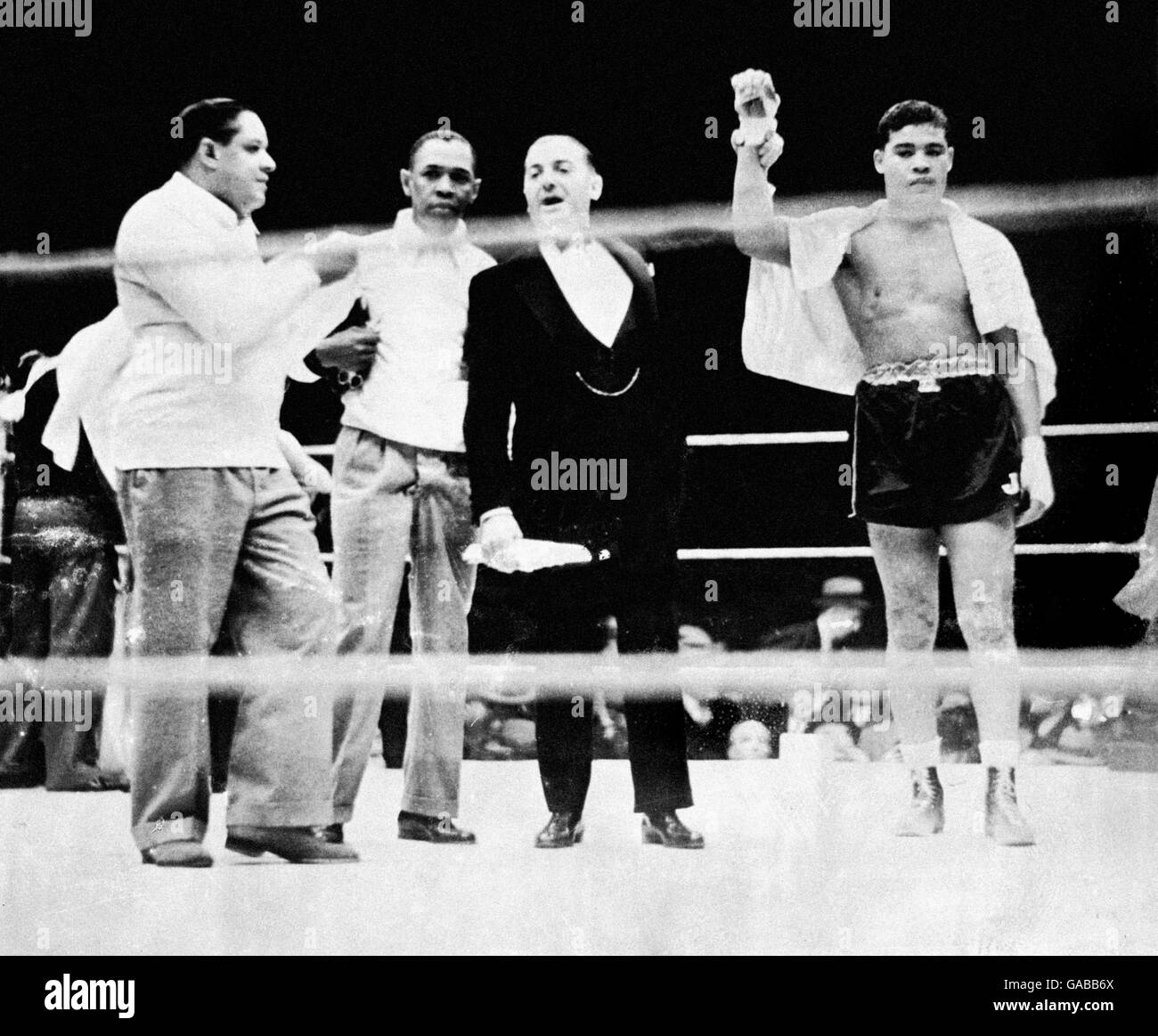 Boxing - Heavyweight - Joe Louis v Max Baer - Yankee Stadium Stock ...