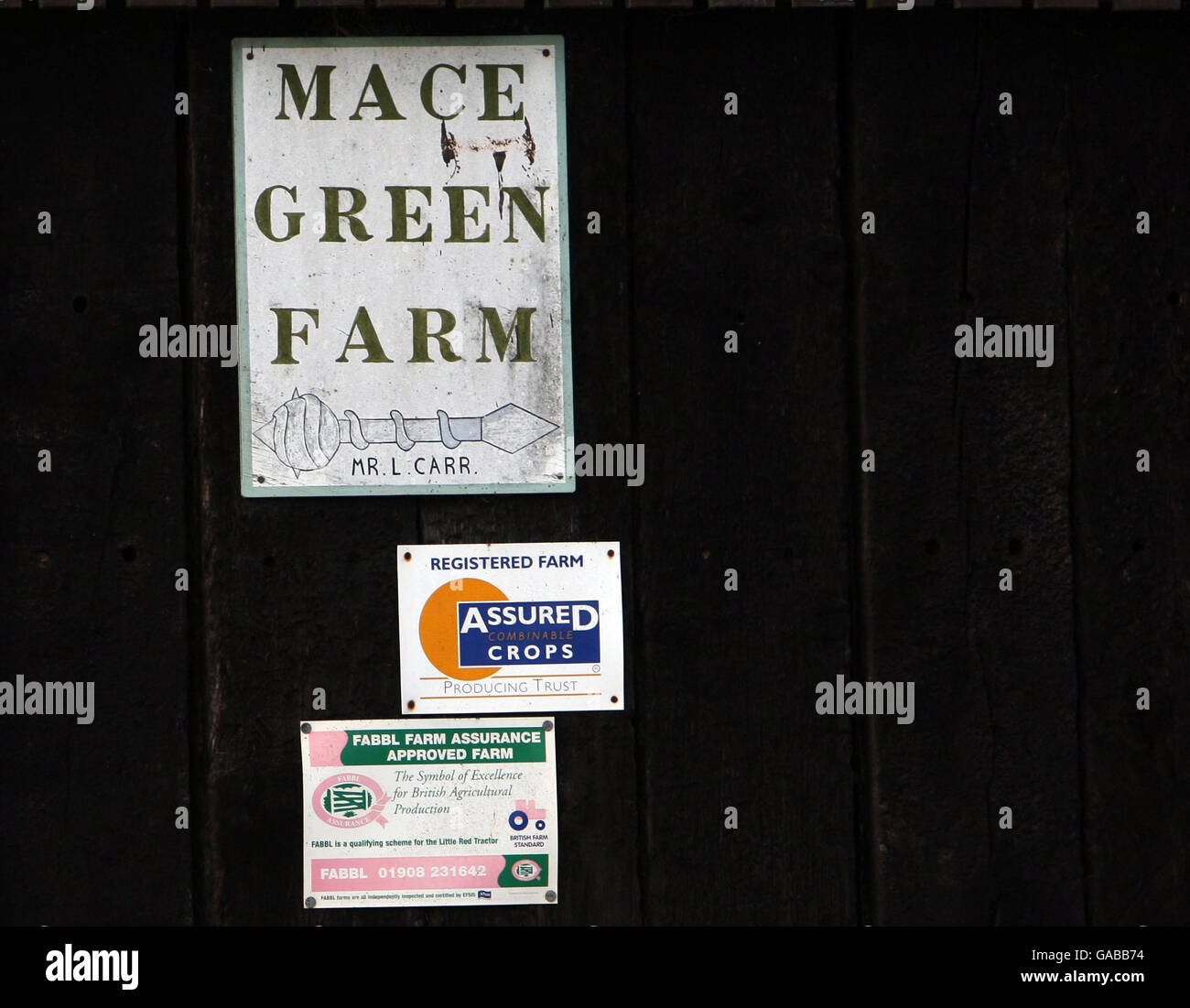 General view of Mace Green Farm at Washbrook, near Ipswich, Suffolk ...