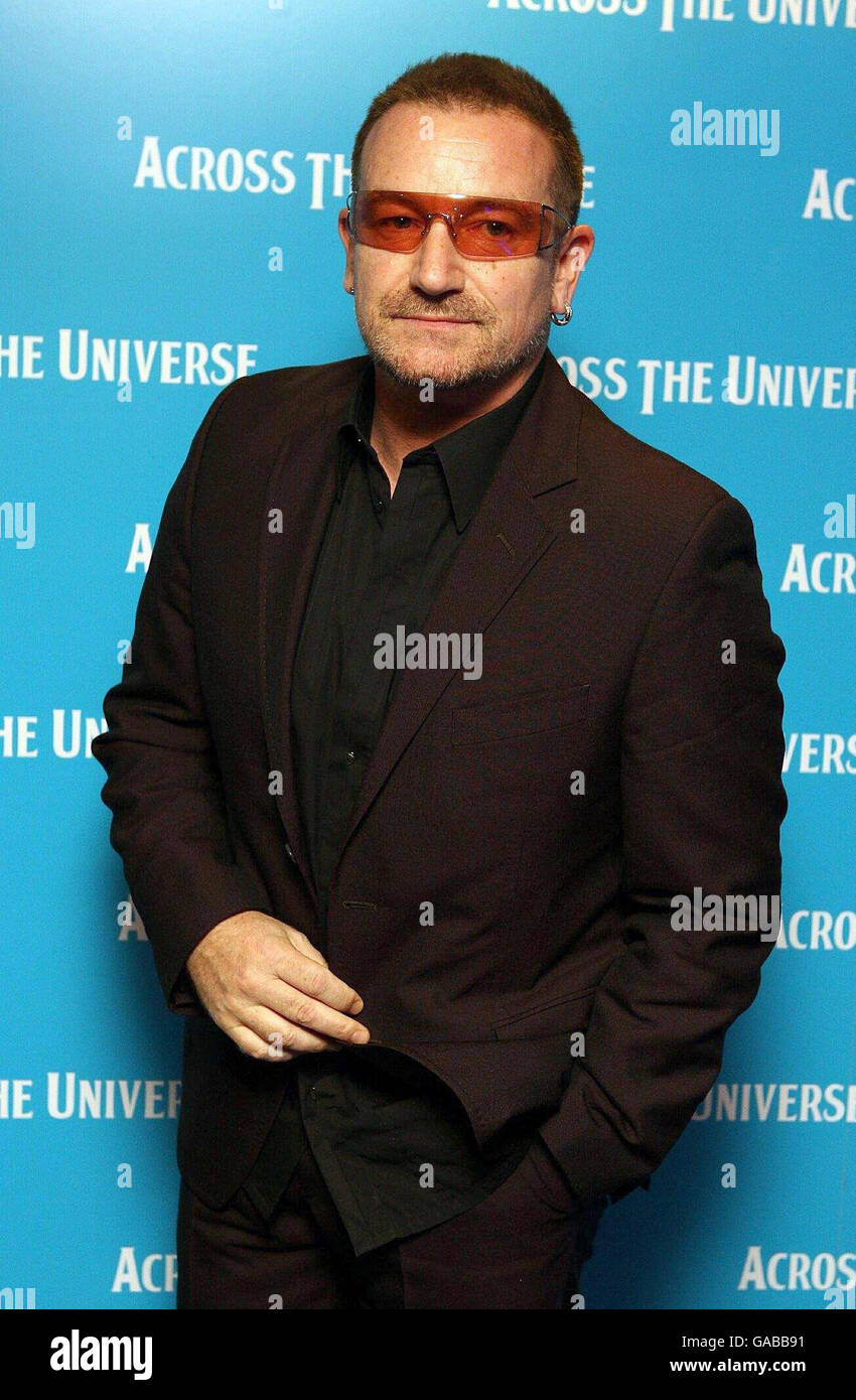 Bono arrives premiere new film across universe apollo cinema hi-res ...