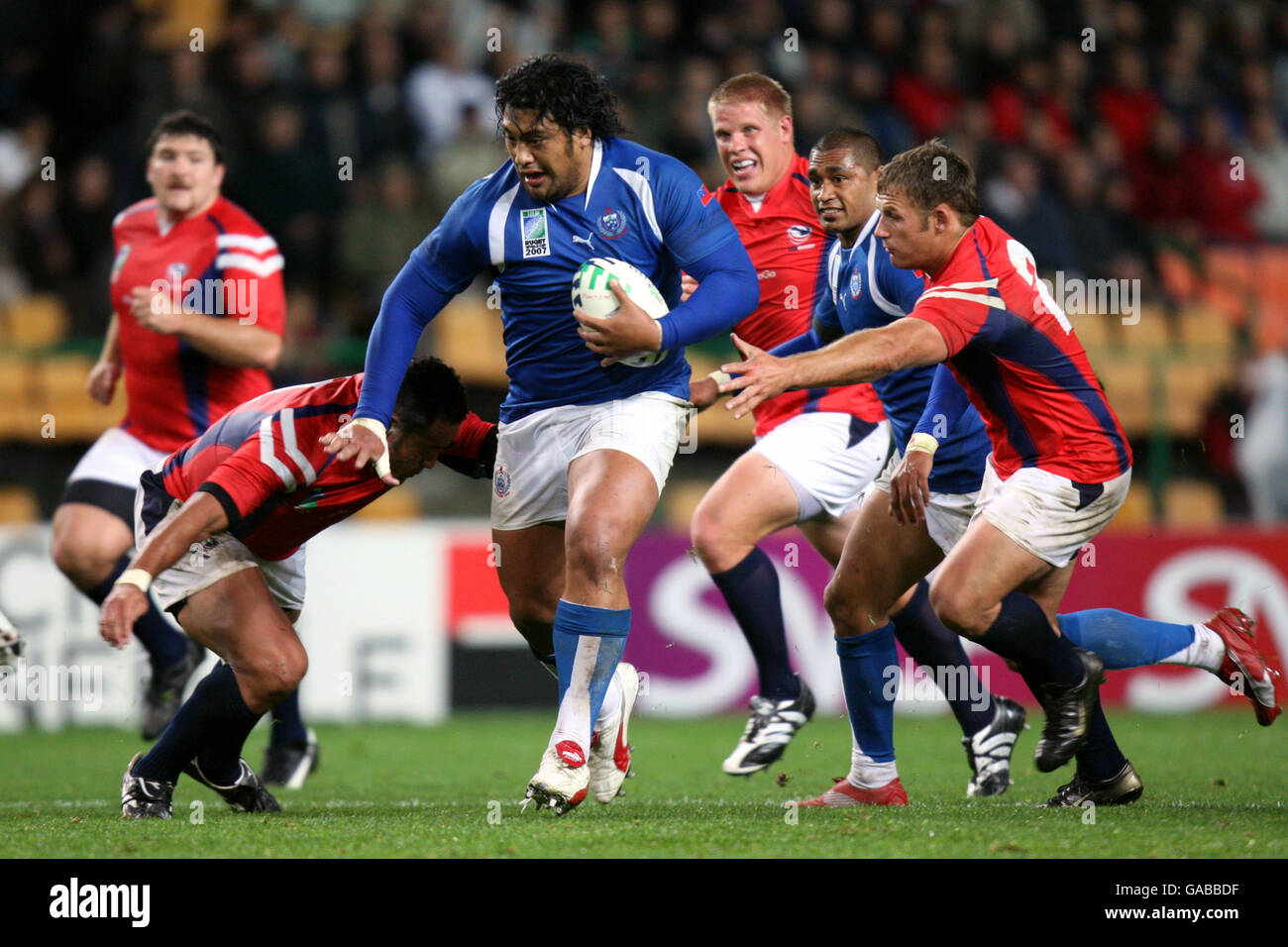 Rugby Union - IRB Rugby World Cup 2007 - Pool A - Samoa v USA - Stade ...