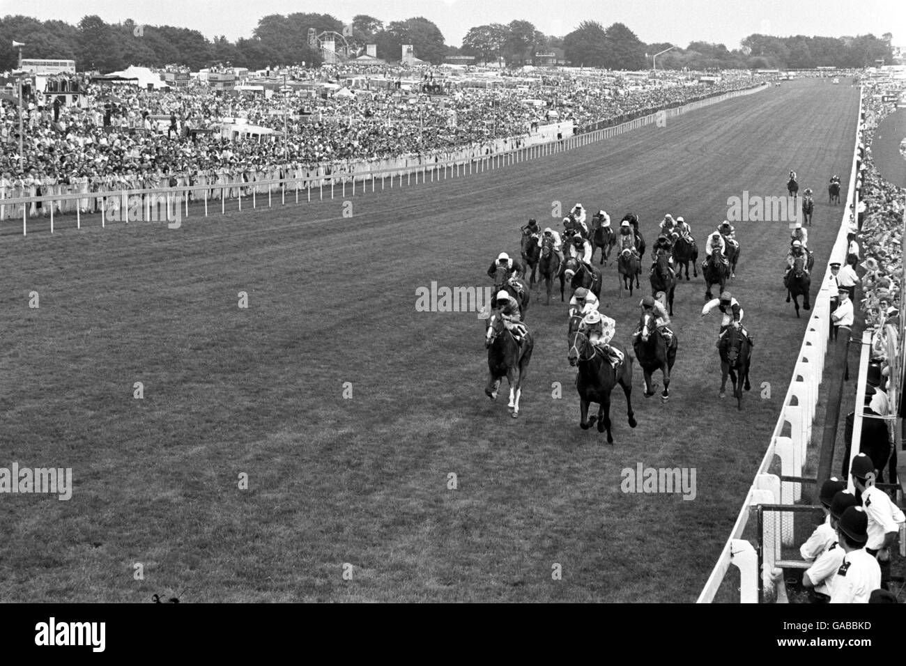 Brings the field home to win the derby from willie hi-res stock ...