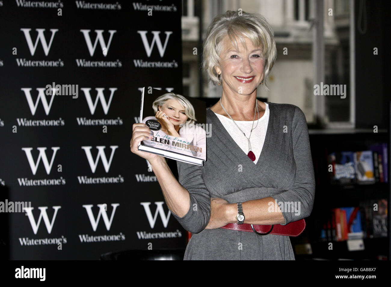 Dame Helen Mirren book signing - London. Dame Helen Mirren during a ...
