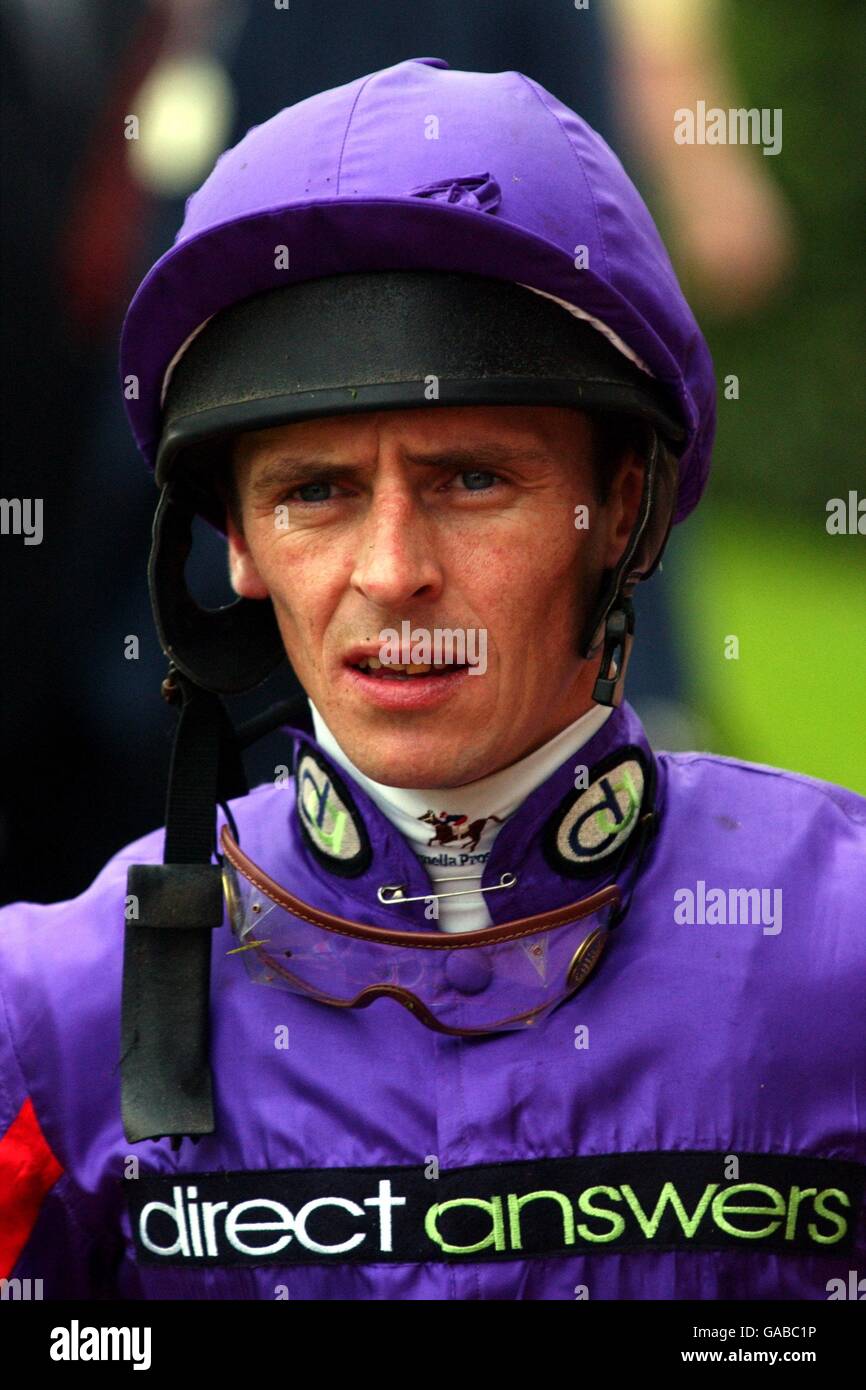 Horse Racing, Chester. Ted Durcan, Jockey Stock Photo - Alamy
