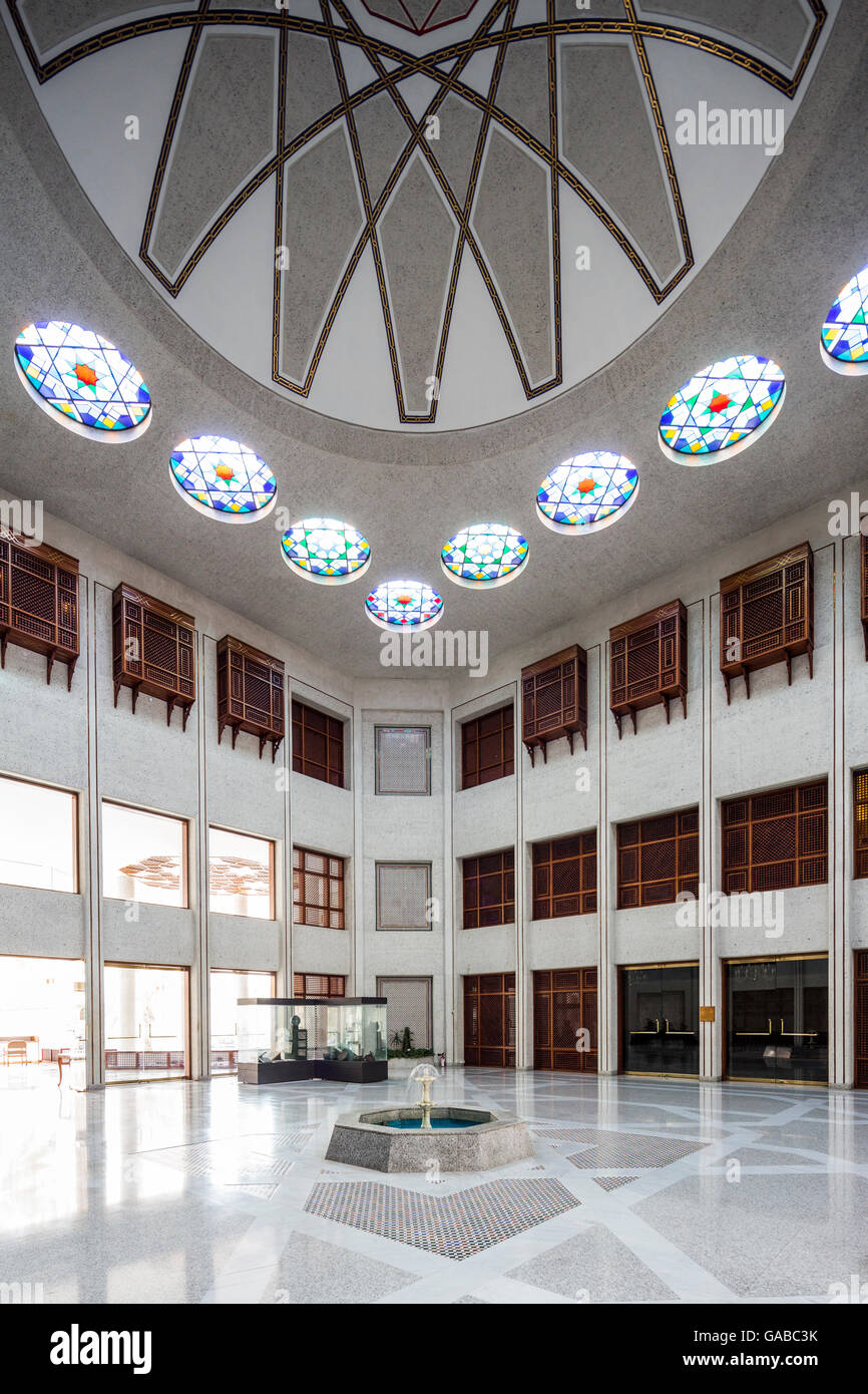 atrium, interior of the the Beit Al Qur'an al Hayat museum, Manama ...