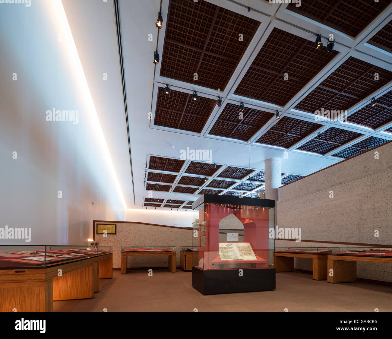 interior of the the Beit Al Qur'an al Hayat museum, Manama, Bahrain ...
