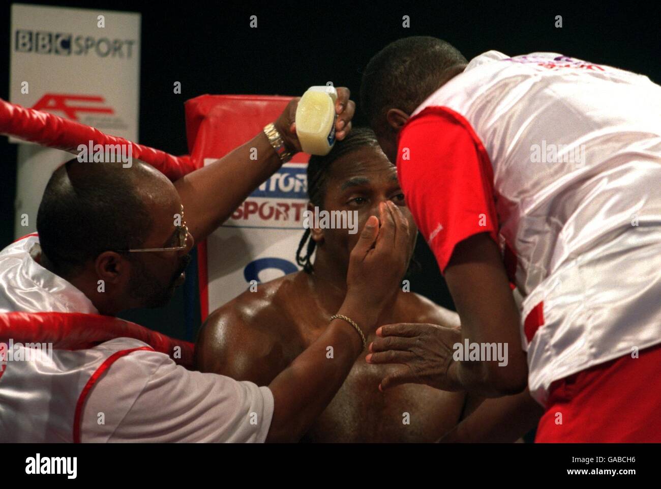 Boxing - Heavyweight Bout - Audley Harrison v Mark Krence Stock Photo ...