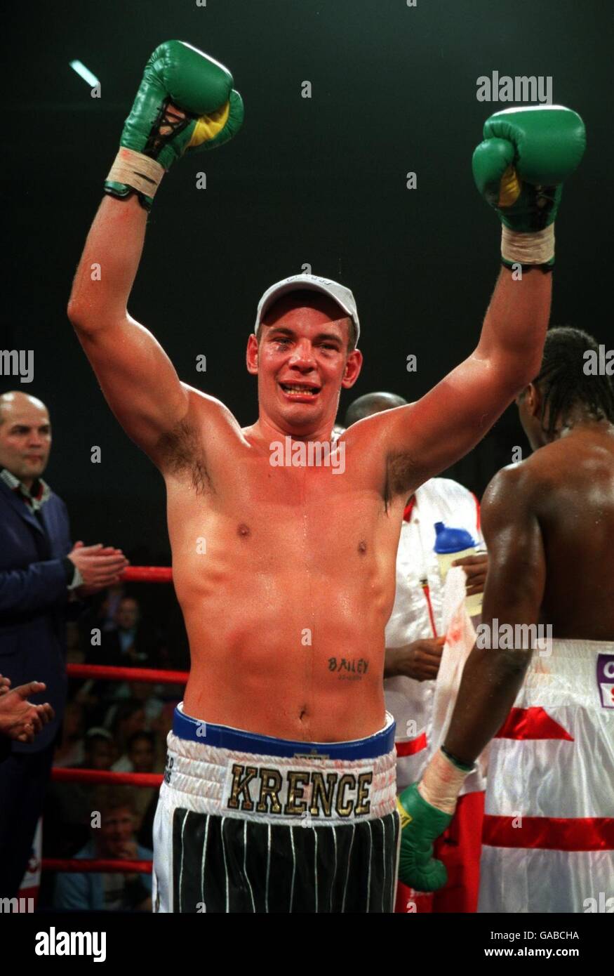 Boxing - Heavyweight Bout - Audley Harrison v Mark Krence Stock Photo ...