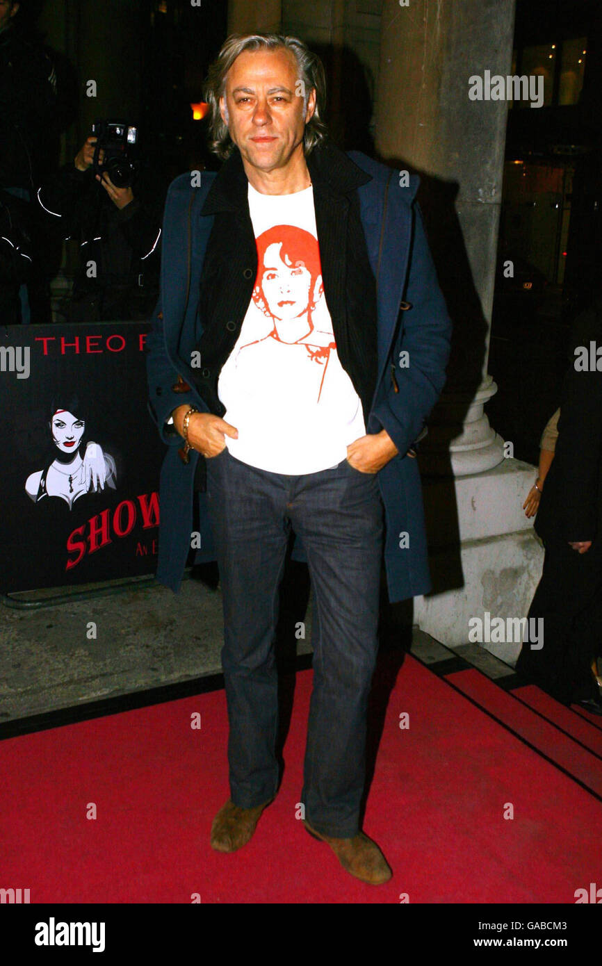 Bob Geldof attends 'Show Off! An Exhibition' co-hosted by Theo Fennell ...