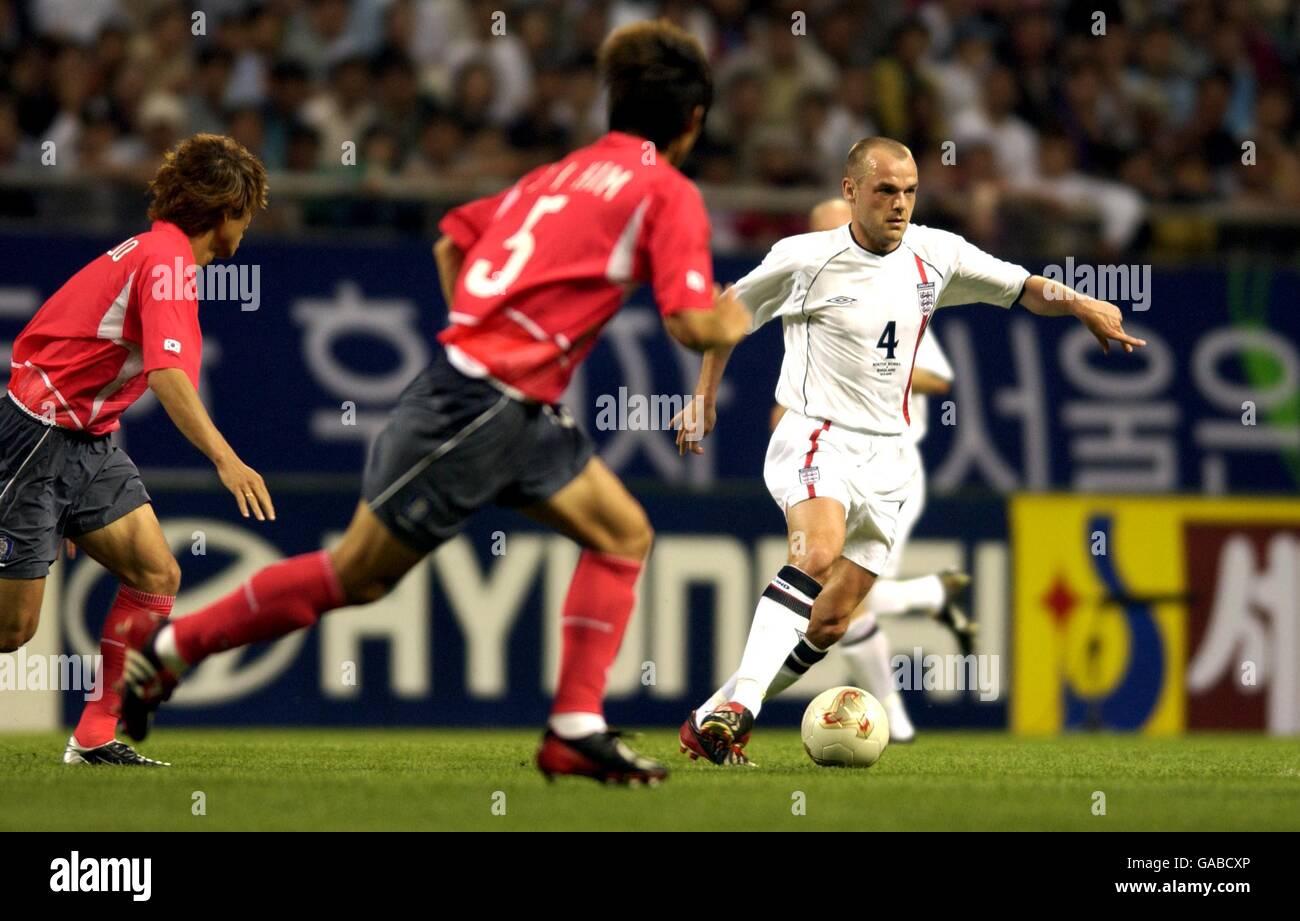 Danny Murphy, the England midfielder in action during the South Korea v ...