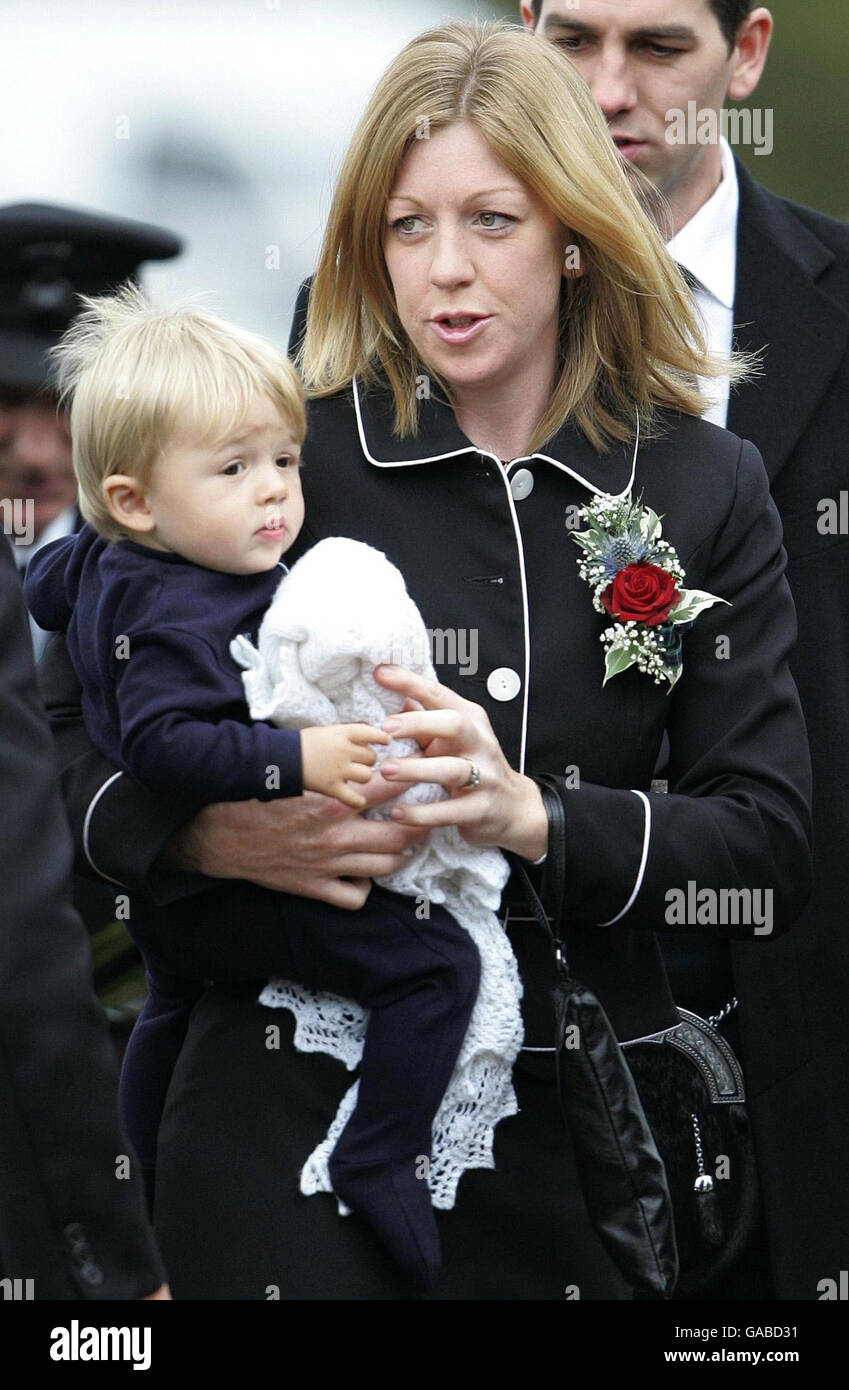 Funeral of Graeme Duncan Stock Photo - Alamy