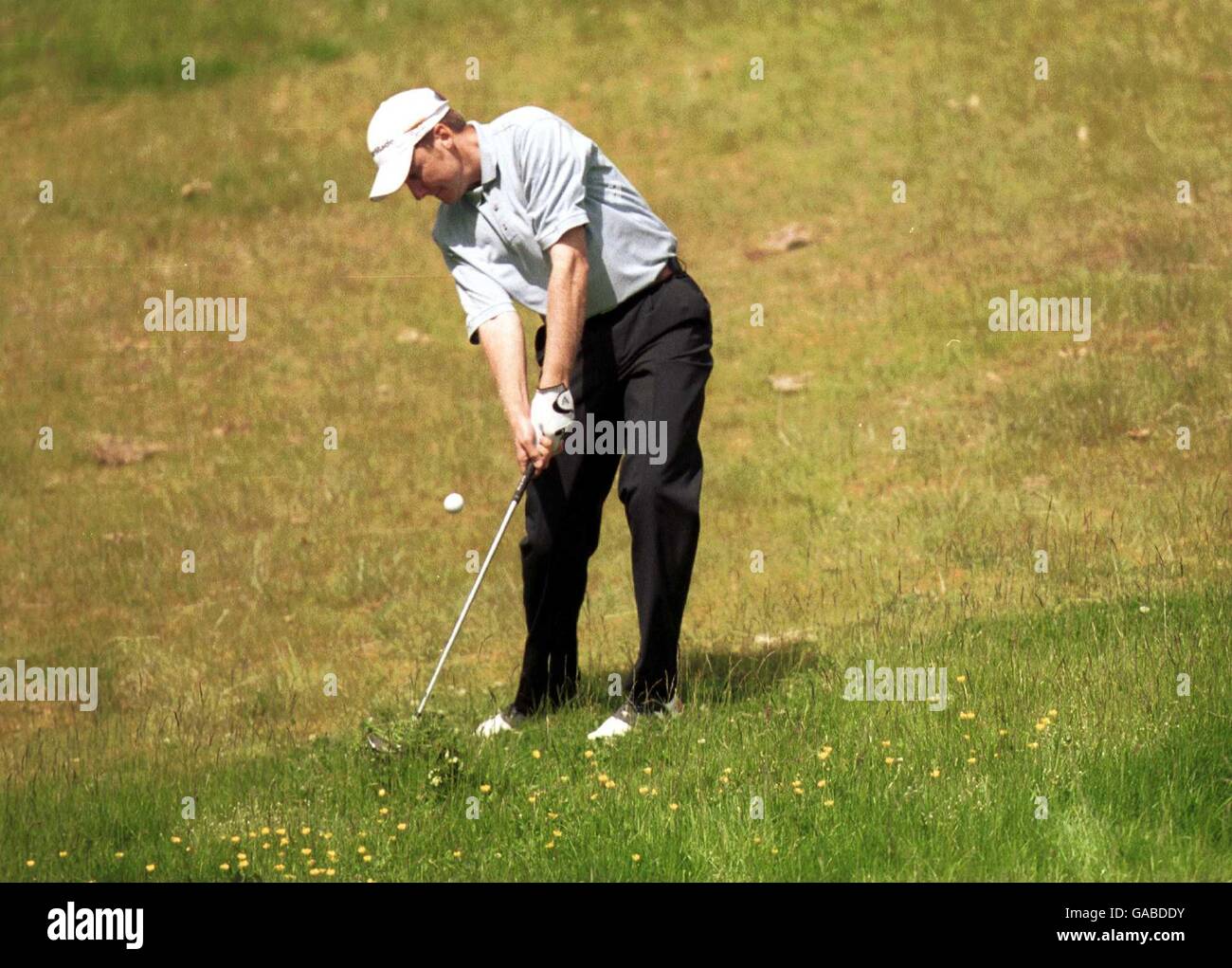 Golf - Victor Chandler British masters 2002. Ian Poulter during the 2nd ...