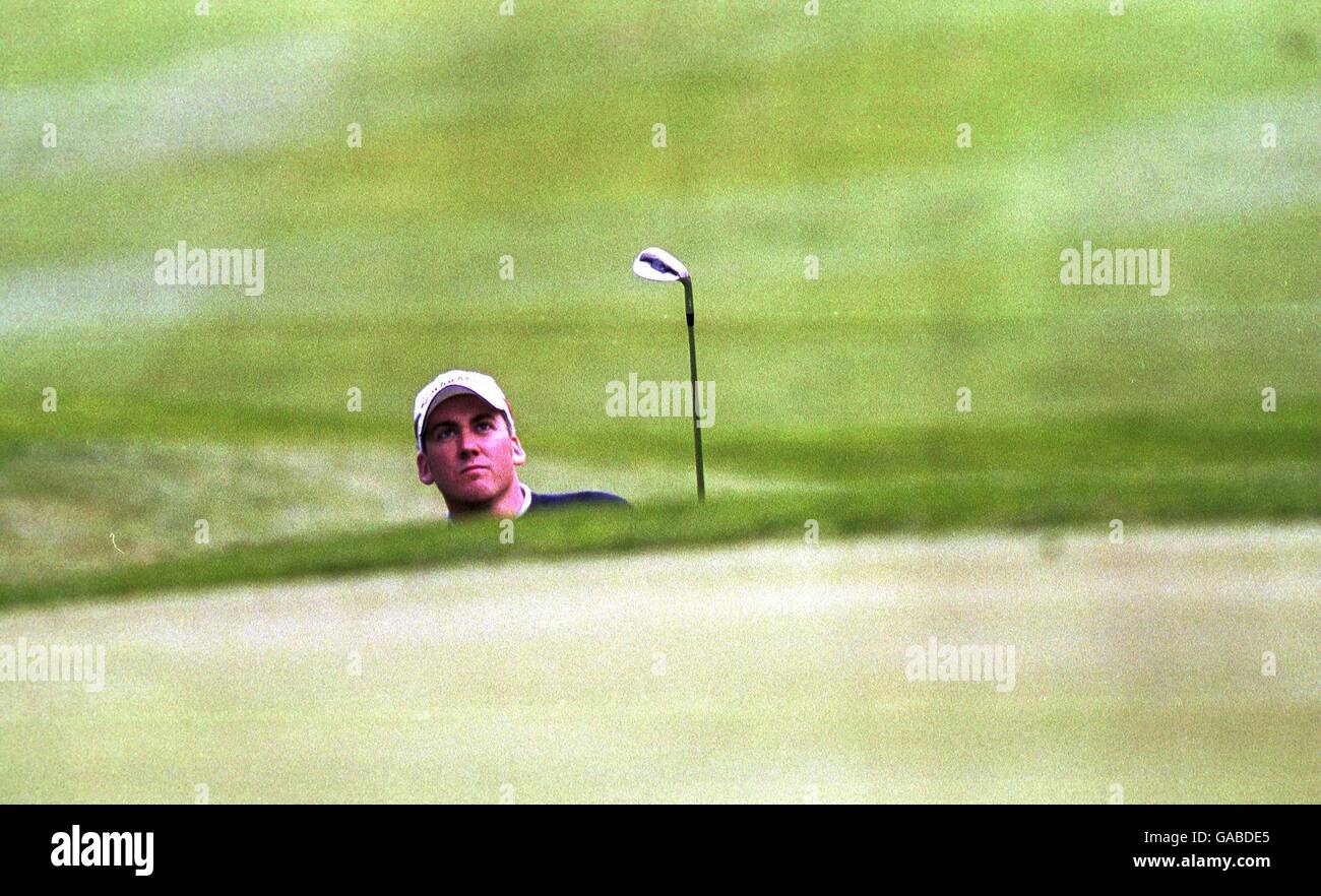 Golf - Victor Chandler British masters 2002. Ian Poulter during the 2nd ...