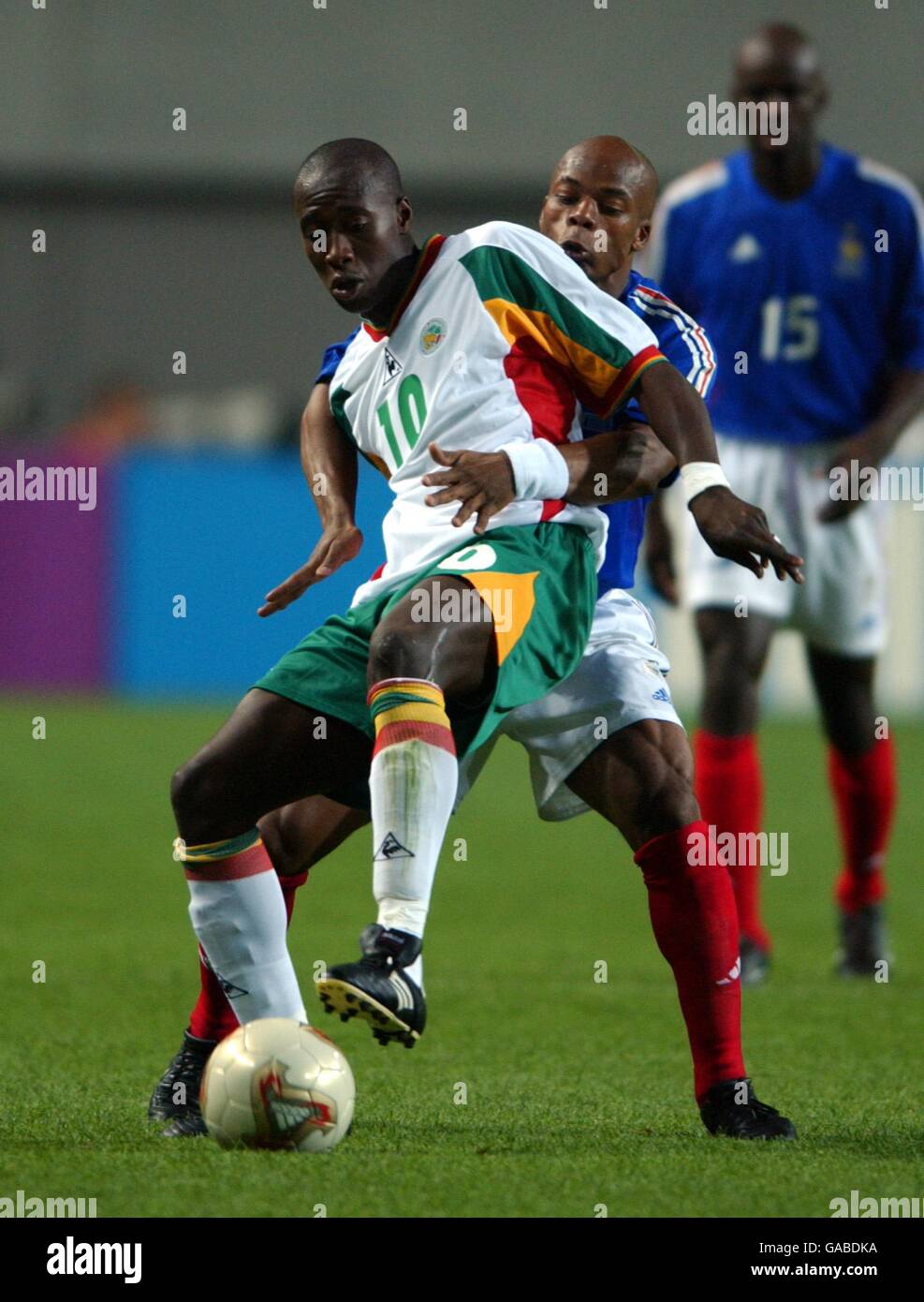 Soccer - FIFA World Cup 2002 - Group A - France v Senegal Stock Photo ...