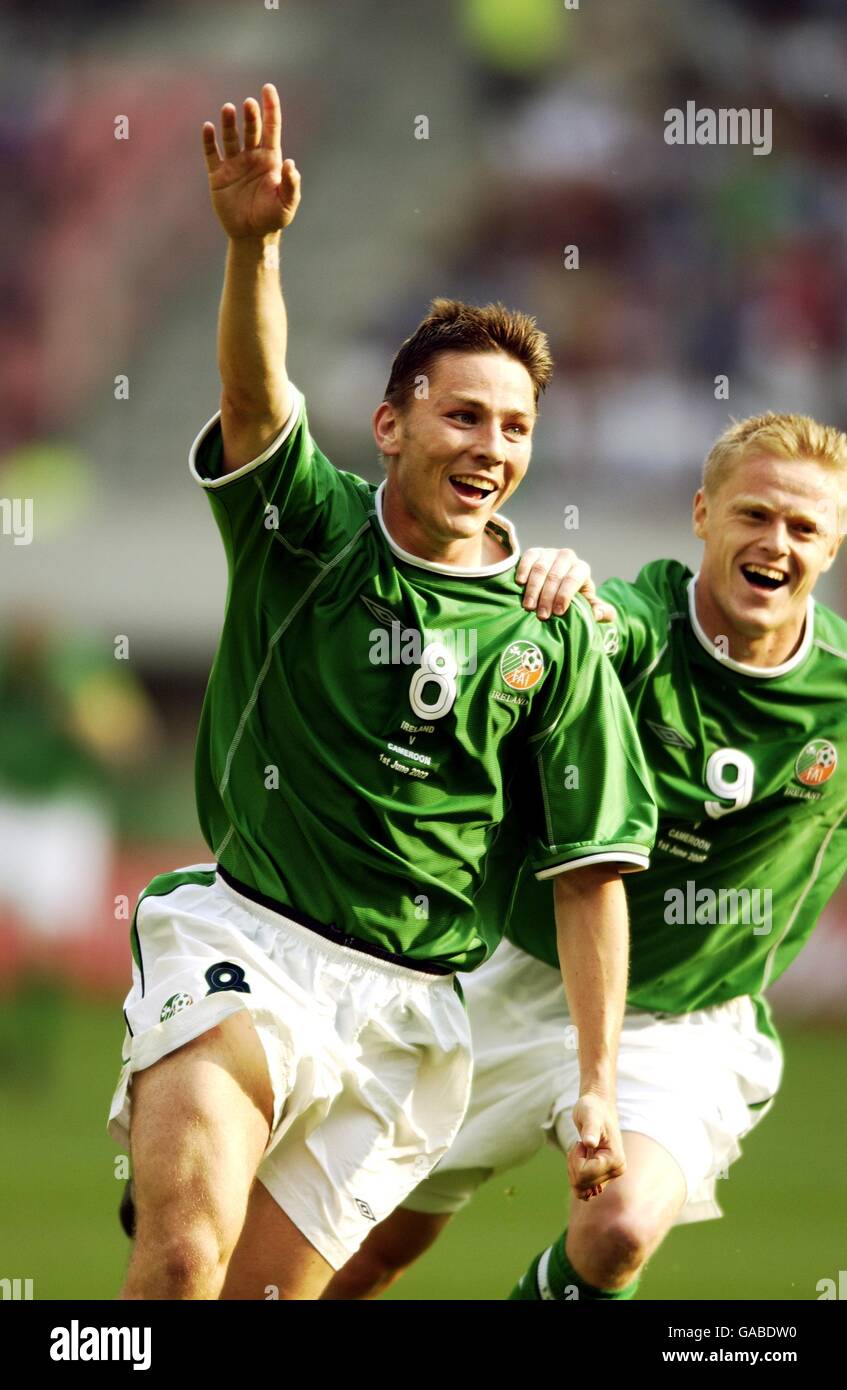 Soccer fifa world cup 2002 group e cameroon v ireland hi-res stock ...