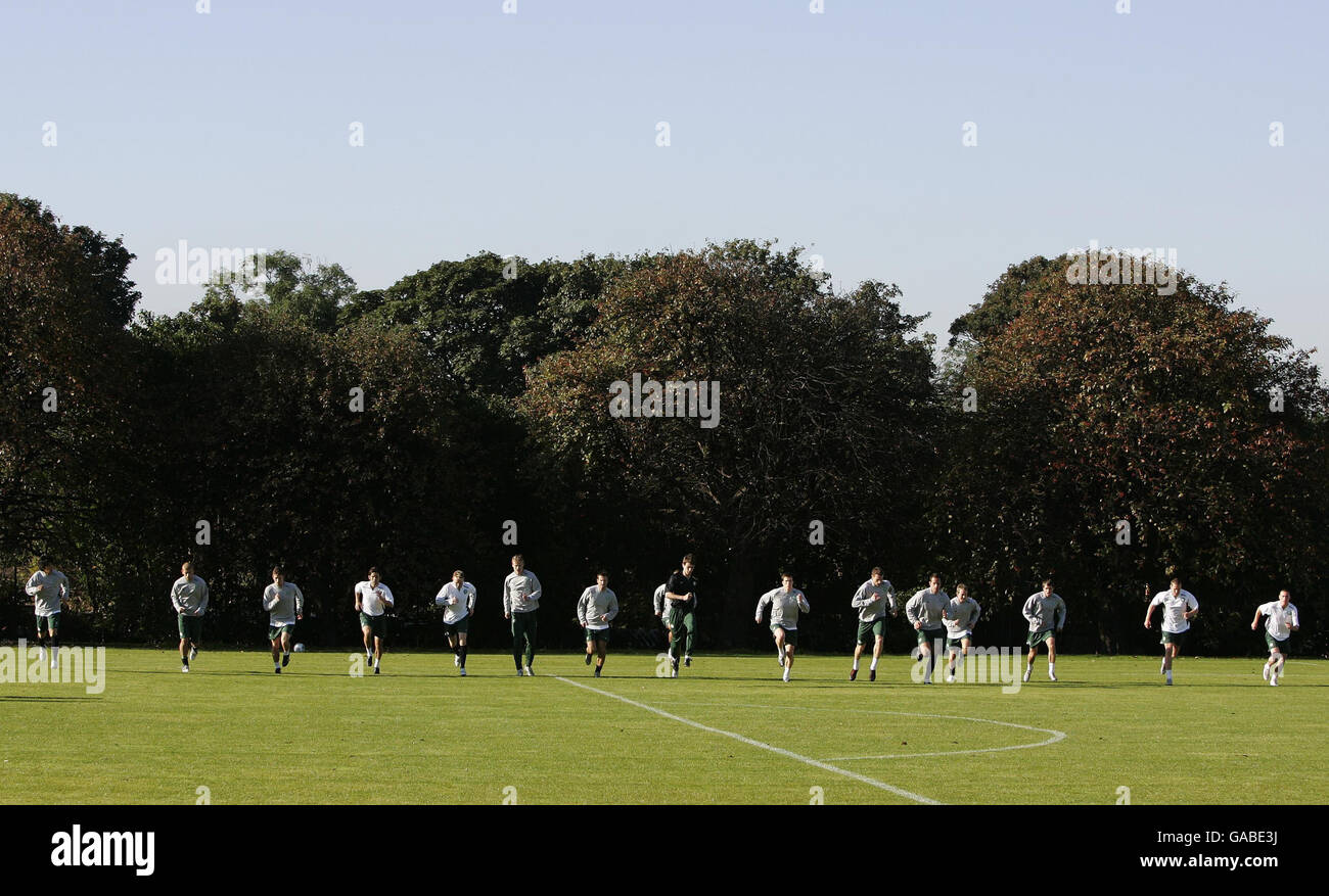 Celtic training barrowfield glasgow hi-res stock photography and images ...