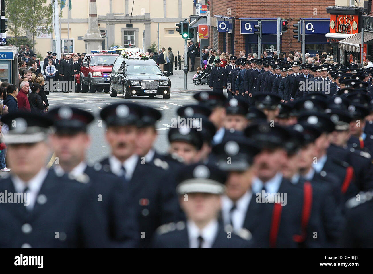 The town of Bray comes to a standstill for the funeral of firefighter ...