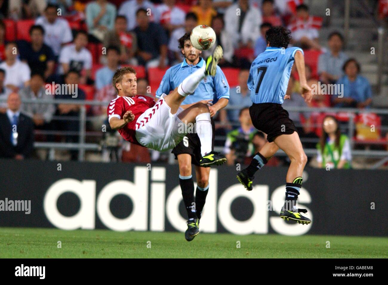 World cup 2002 denmark v uruguay hi-res stock photography and images ...