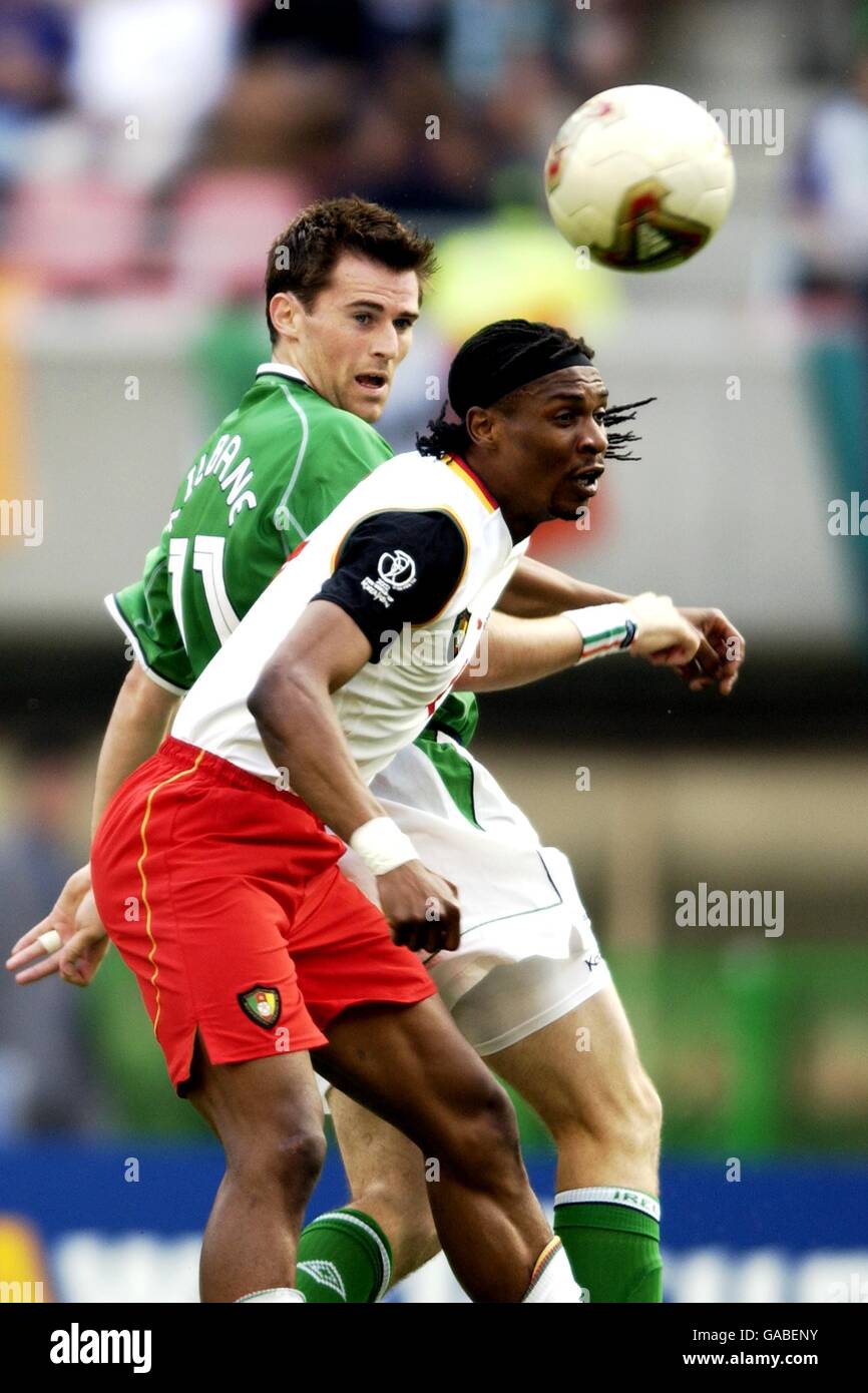 Soccer fifa world cup 2002 group e cameroon v ireland hi-res stock ...