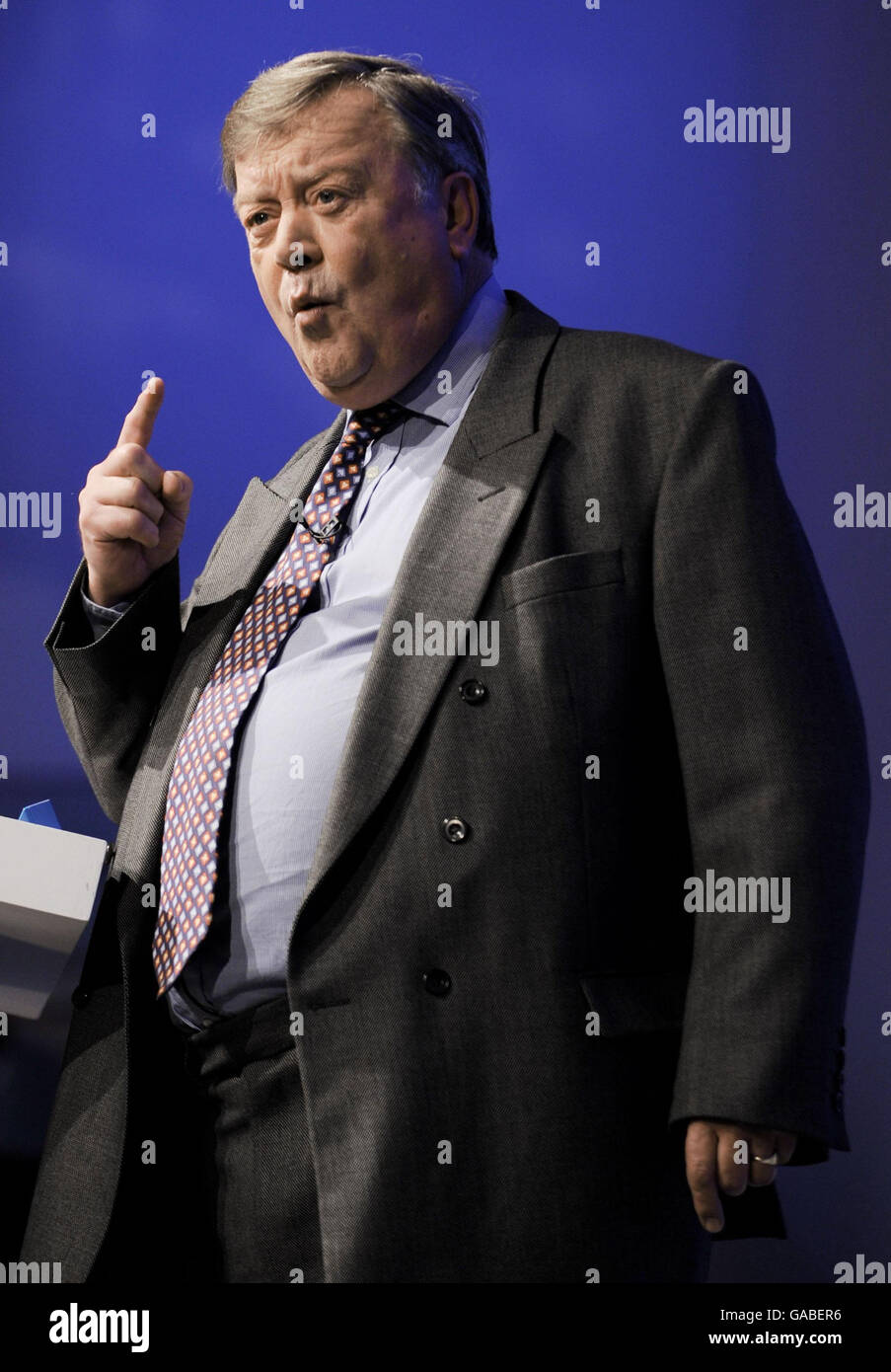 Former Conservative cabinet minister Ken Clarke addresses the ...