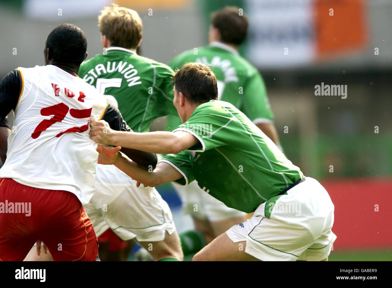 Soccer fifa world cup 2002 group e cameroon v ireland hi-res stock ...