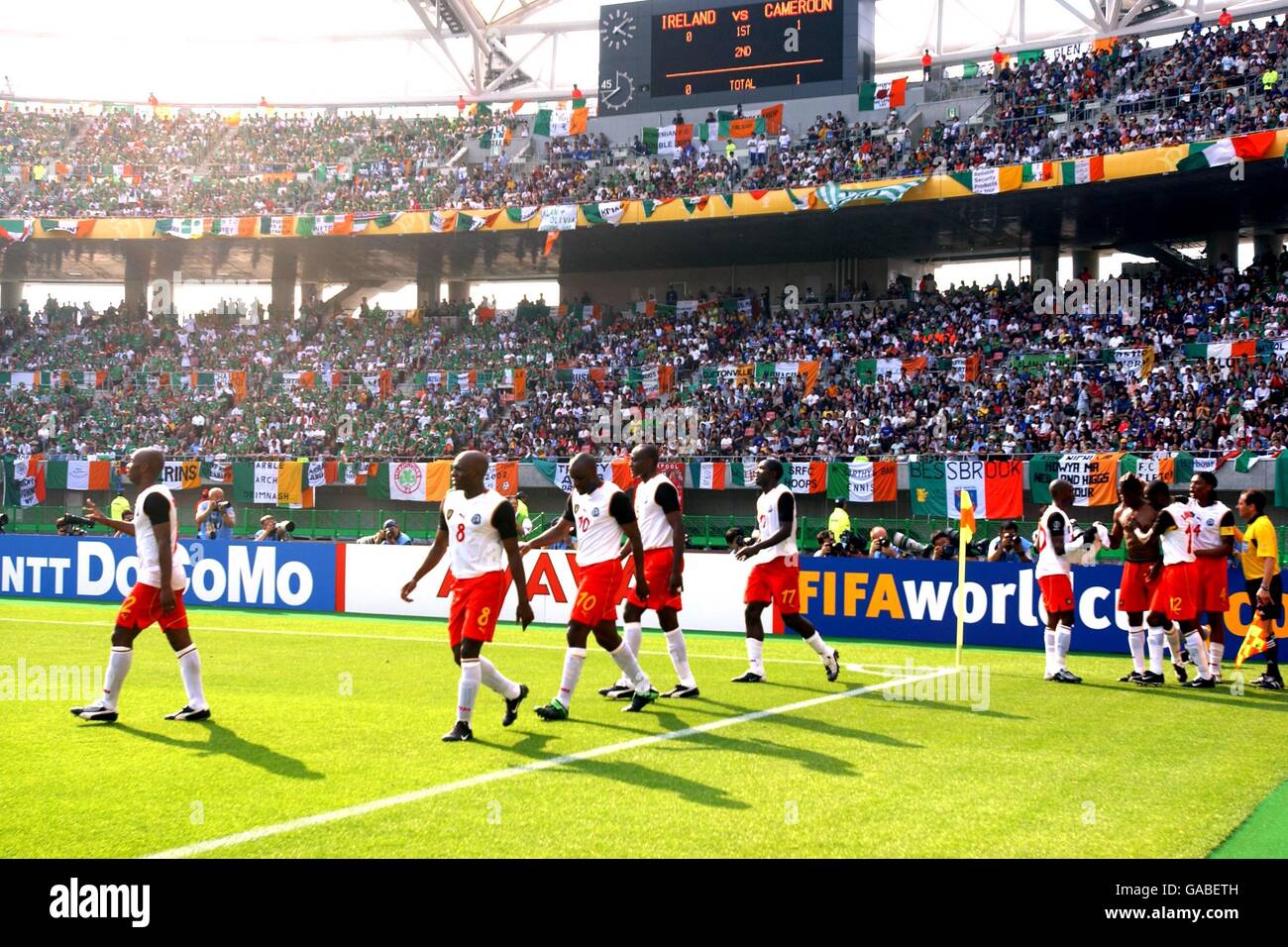 Soccer - FIFA World Cup 2002 - Group E - Cameroon v Ireland. The ...