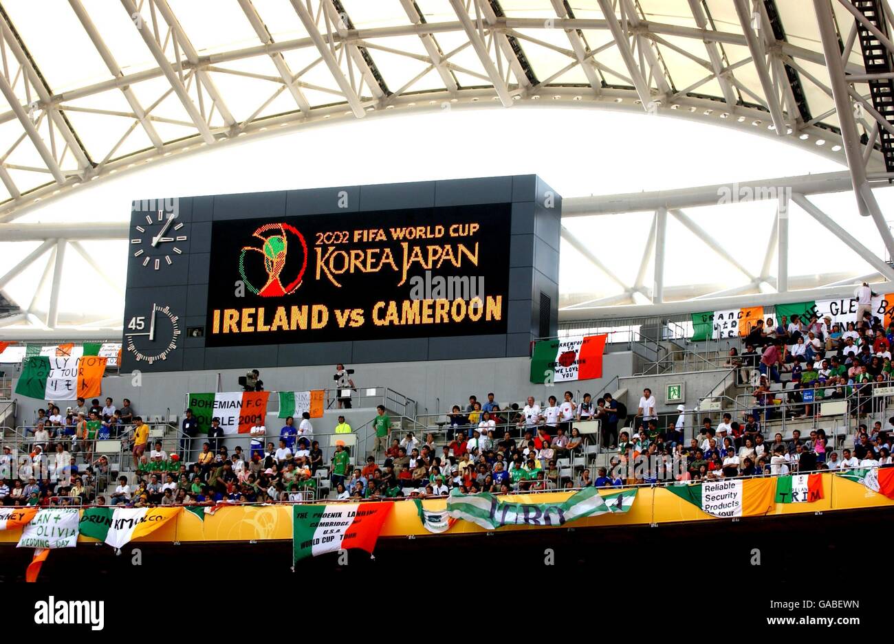 Soccer - FIFA World Cup 2002 - Group E - Cameroon v Ireland. The ...