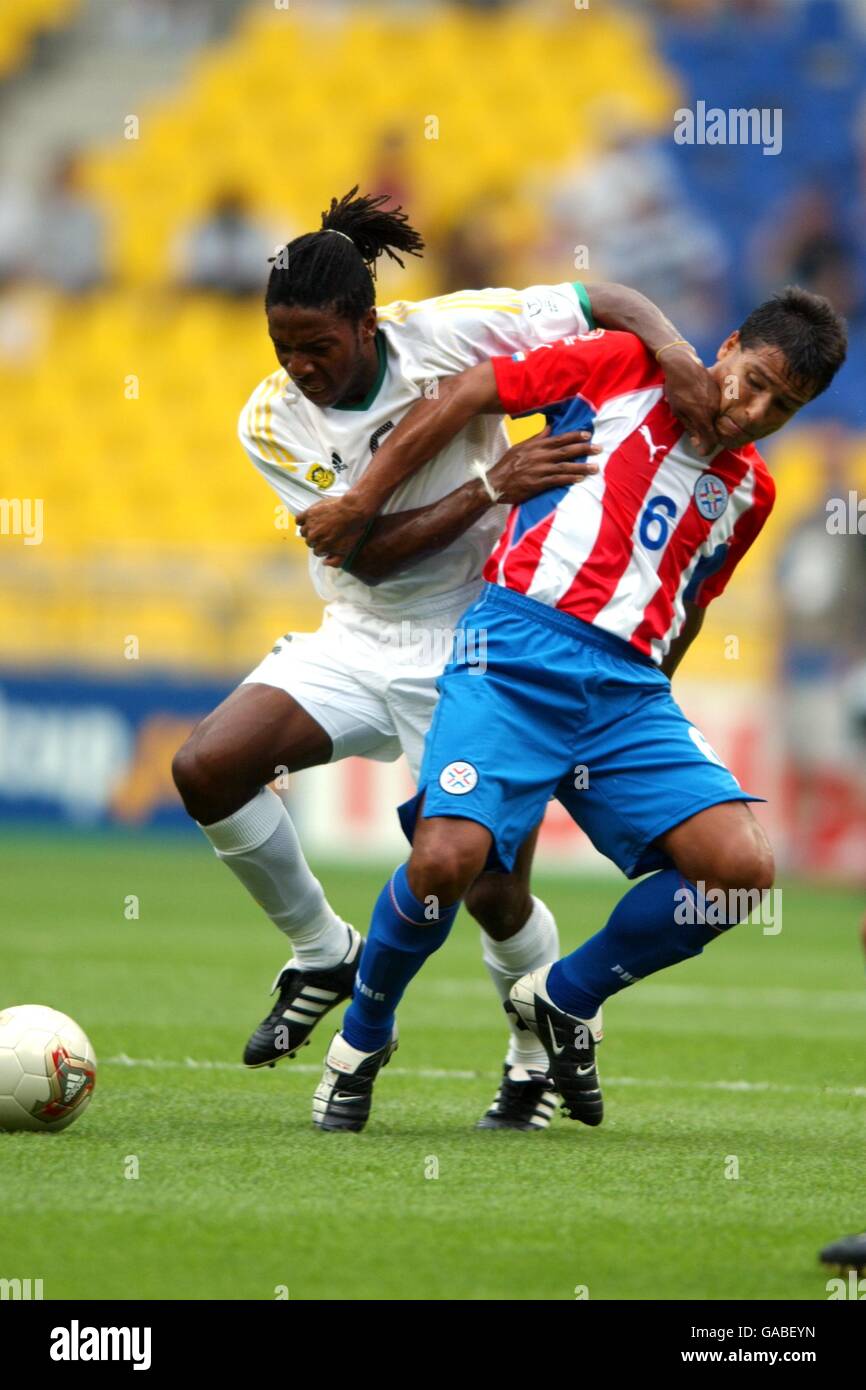 Soccer - World Cup 2002 - Group B - Paraguay v South Africa Stock Photo ...