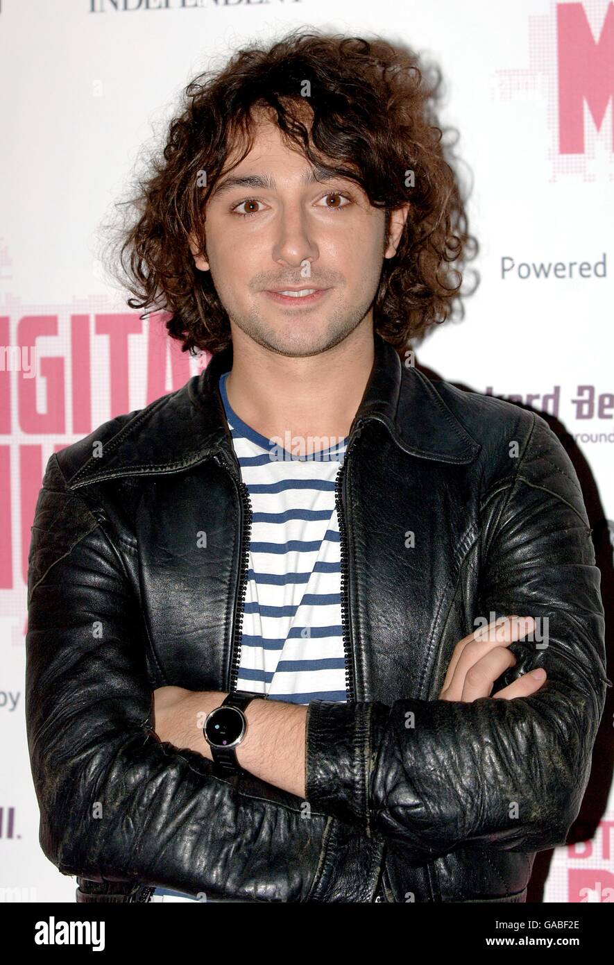 Alex Zane arrives for the 2007 BT Digital Music Awards at The ...