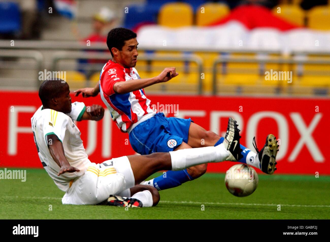 Soccer - World Cup 2002 - Group B - Paraguay v South Africa Stock Photo ...