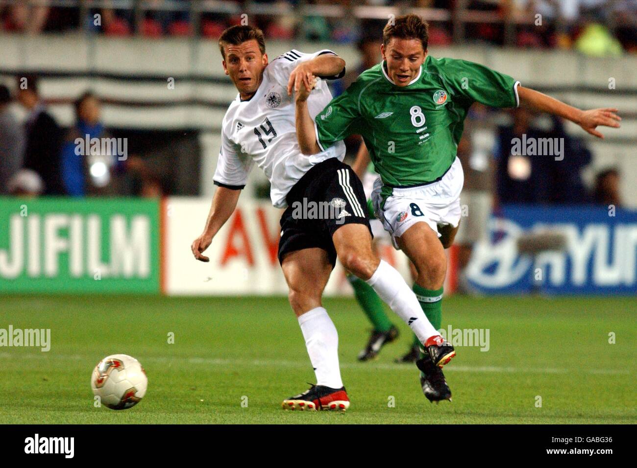 Soccer - FIFA World Cup 2002 - Group E - Germany v Ireland Stock Photo ...