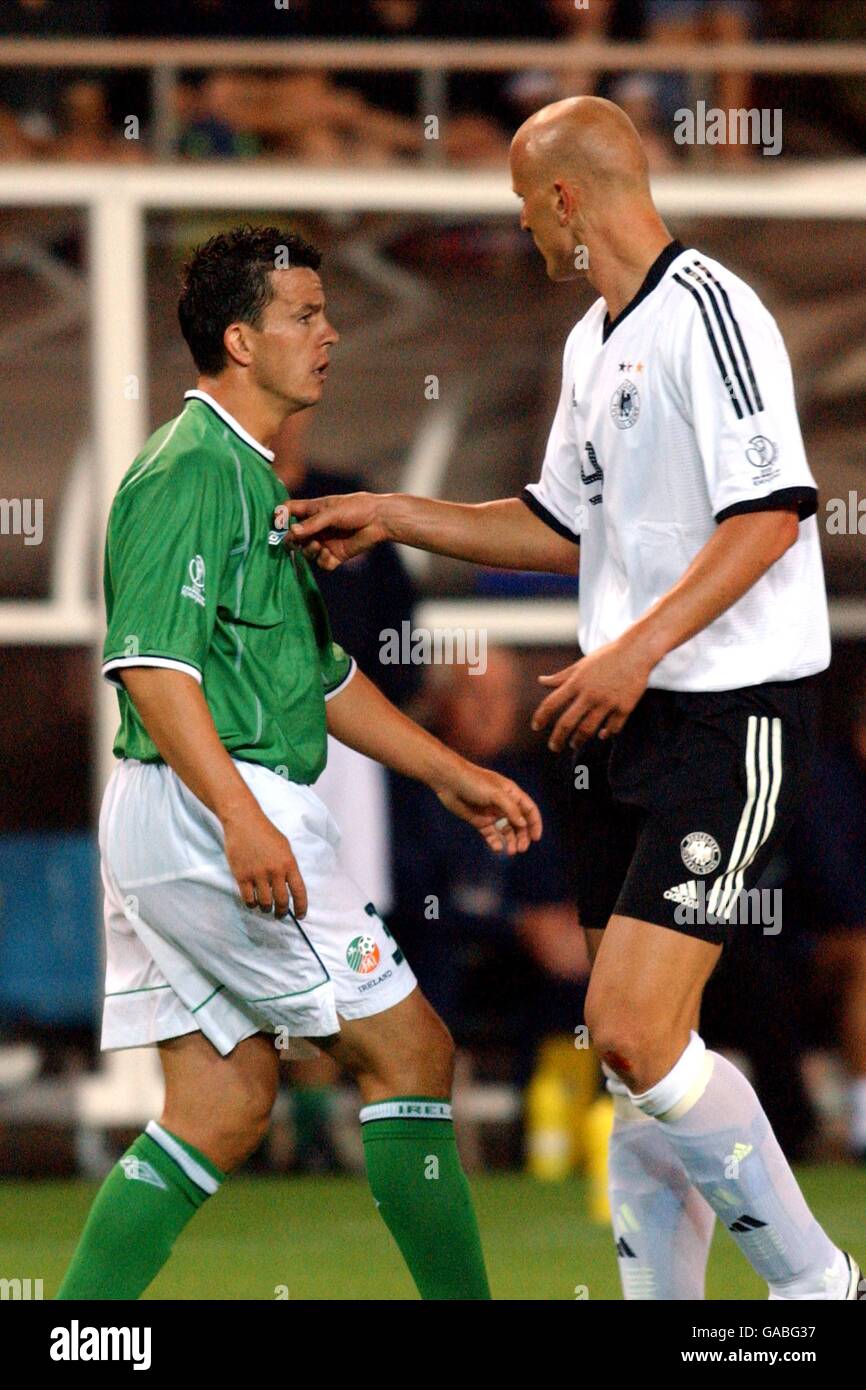 Soccer - FIFA World Cup 2002 - Group E - Germany v Ireland Stock Photo ...