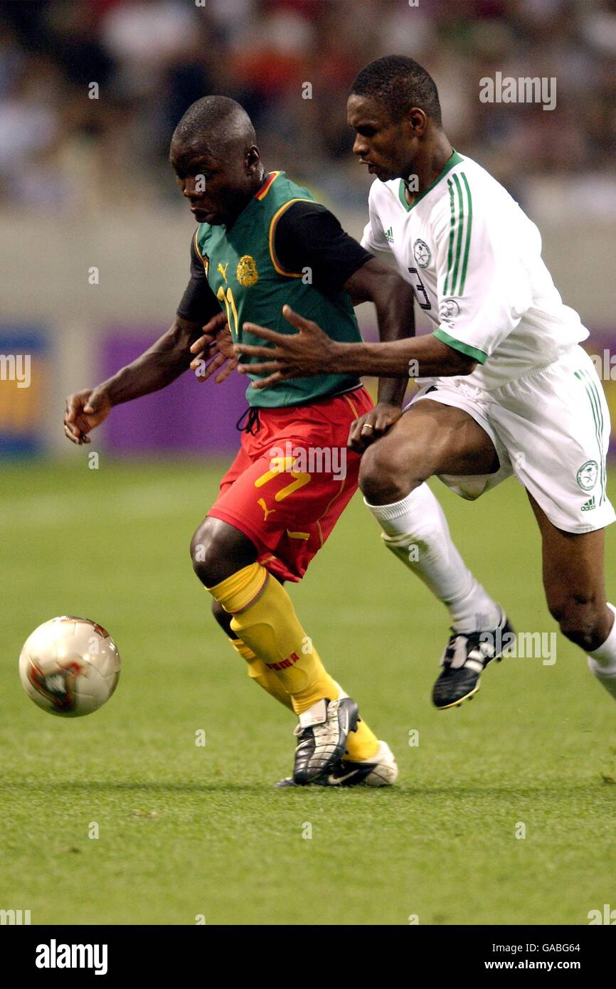 Soccer - FIFA World Cup 2002 - Group E - Cameroon v Saudi Arabia Stock ...