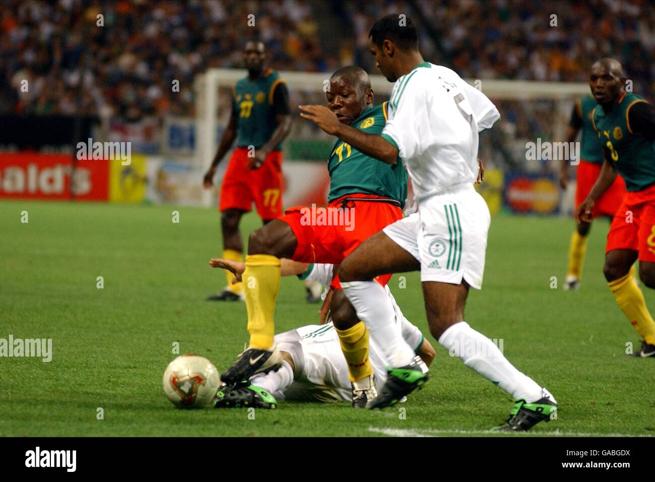 Soccer - FIFA World Cup 2002 - Group E - Cameroon v Saudi Arabia Stock ...