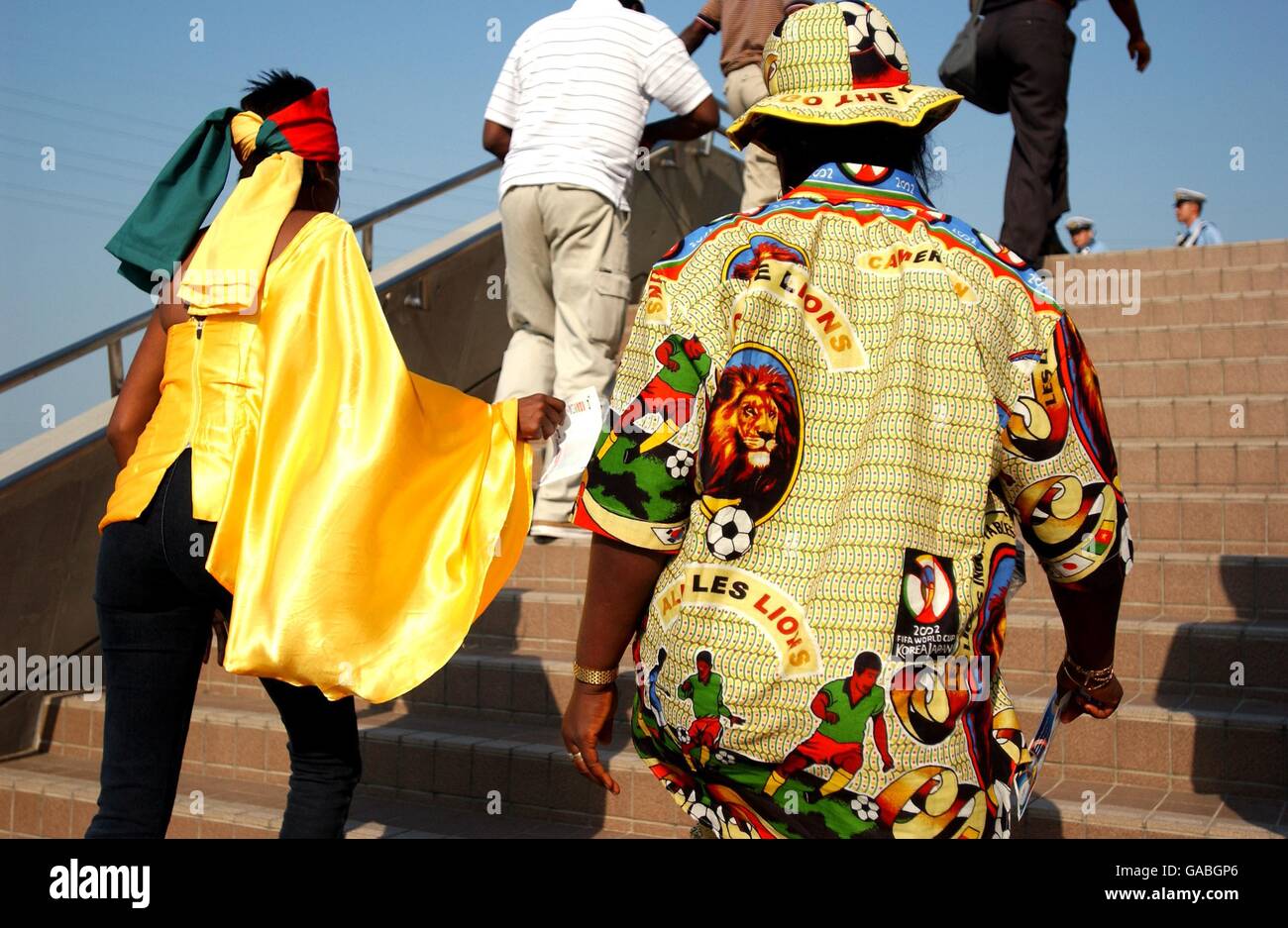 Soccer - FIFA World Cup 2002 - Group E - Cameroon v Saudi Arabia Stock ...