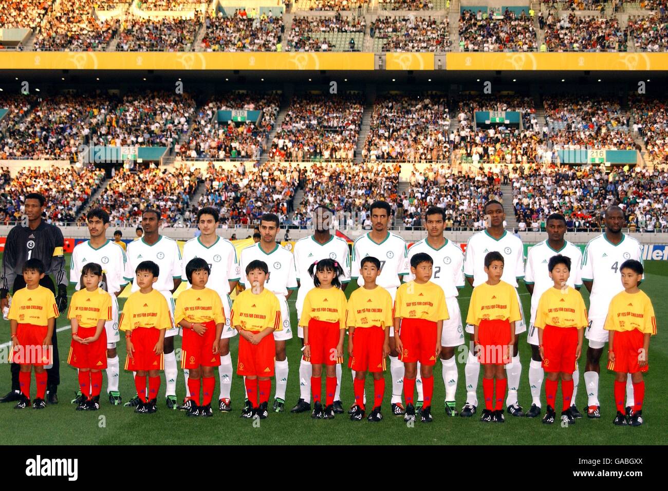 Soccer - FIFA World Cup 2002 - Group E - Cameroon v Saudi Arabia Stock ...