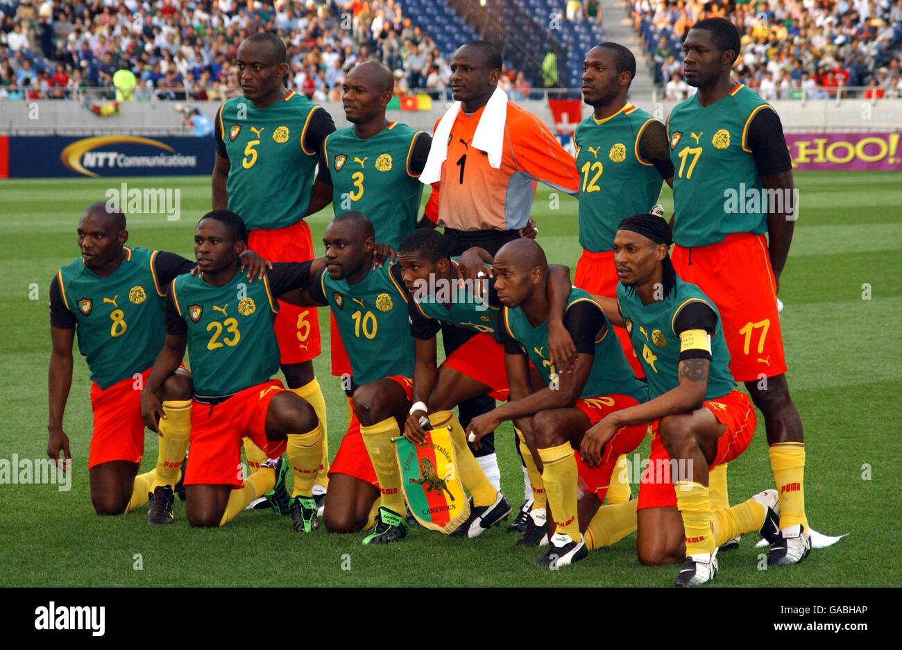 Soccer fifa world cup 2002 group cameroon saudi arabia hi-res stock ...